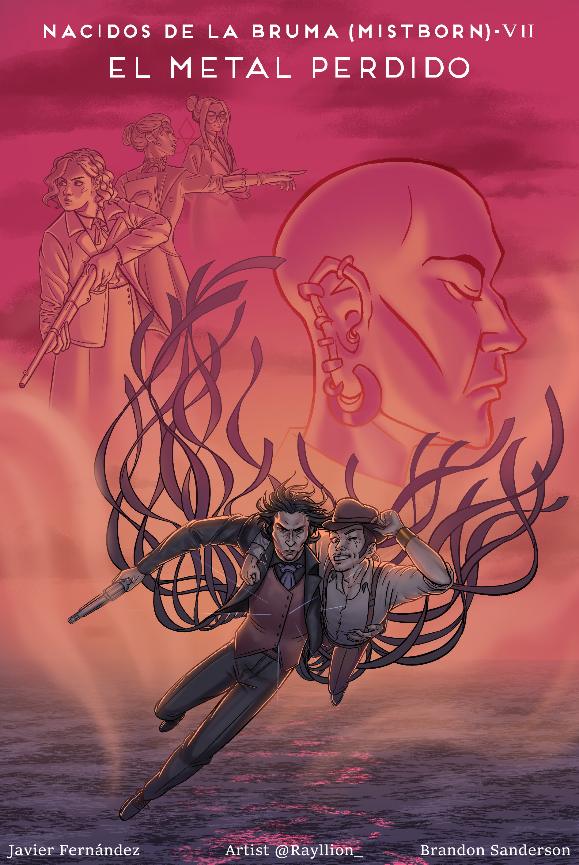 ArtStation - Mistborn: The lost metal fan book cover