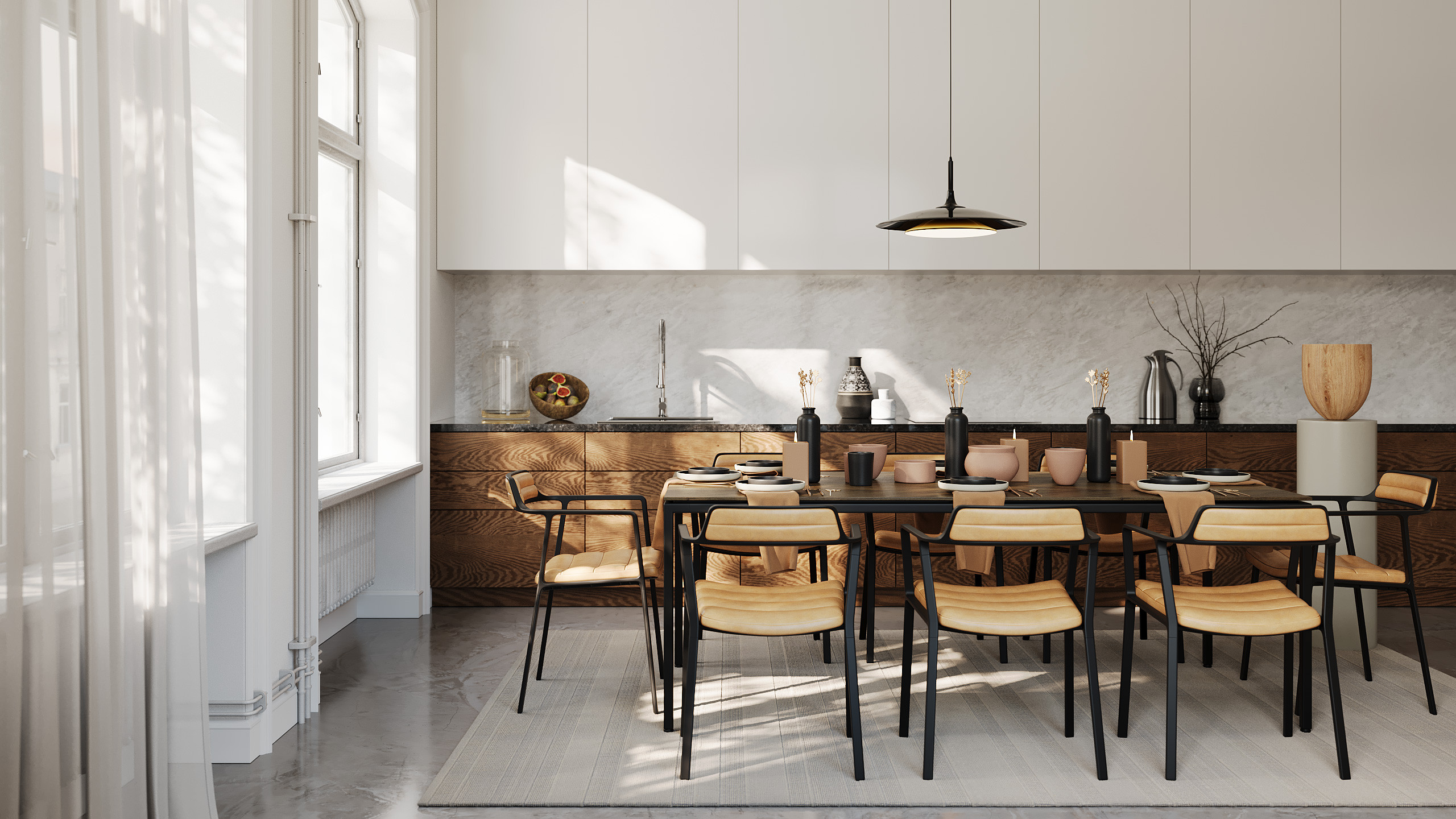 Evermotion Studio - Archmodels vol. 293 - collection of stylish dining furniture 3d models