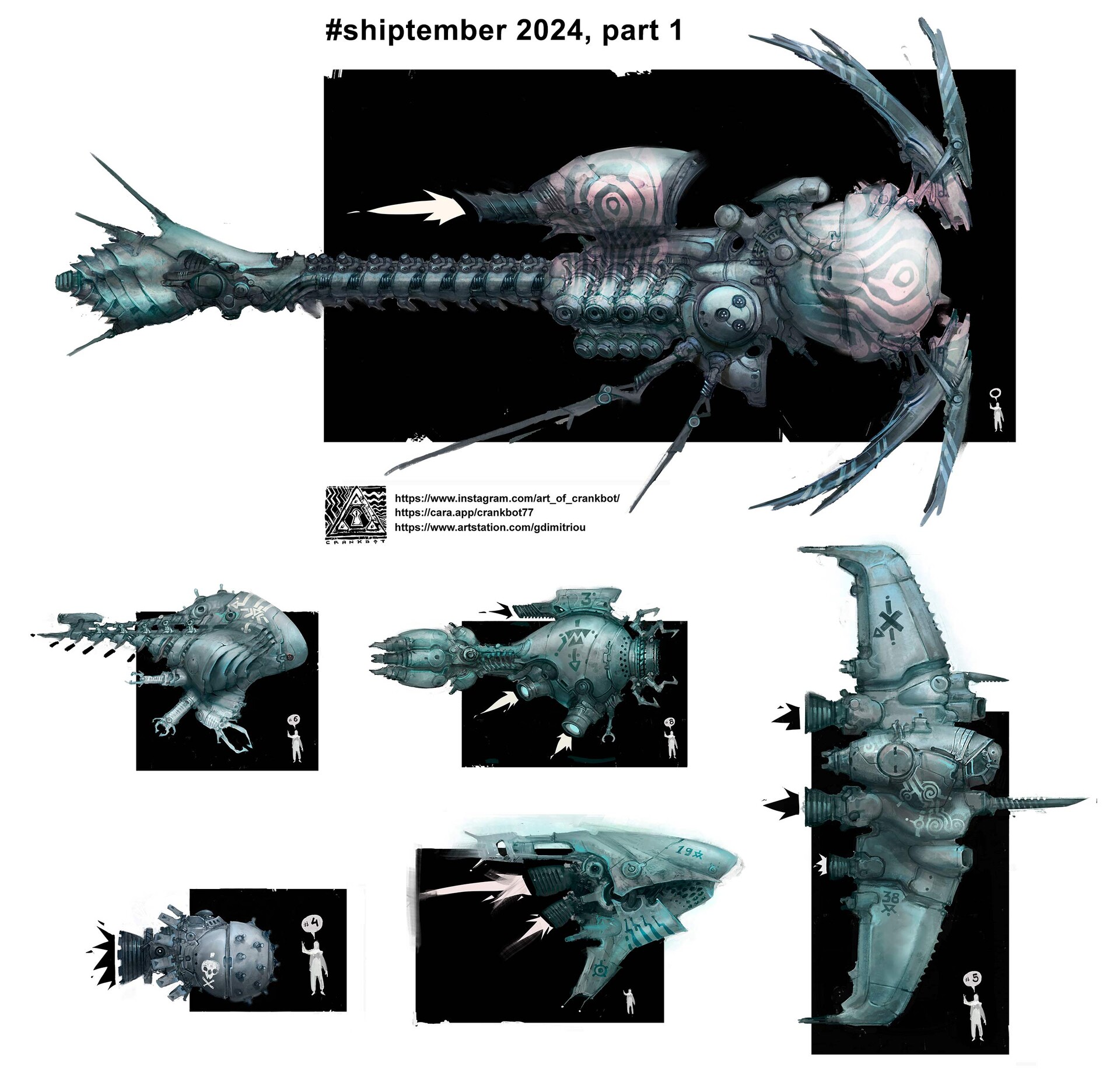 ArtStation - Shiptember 2024, 'Armada' (pt.1)
