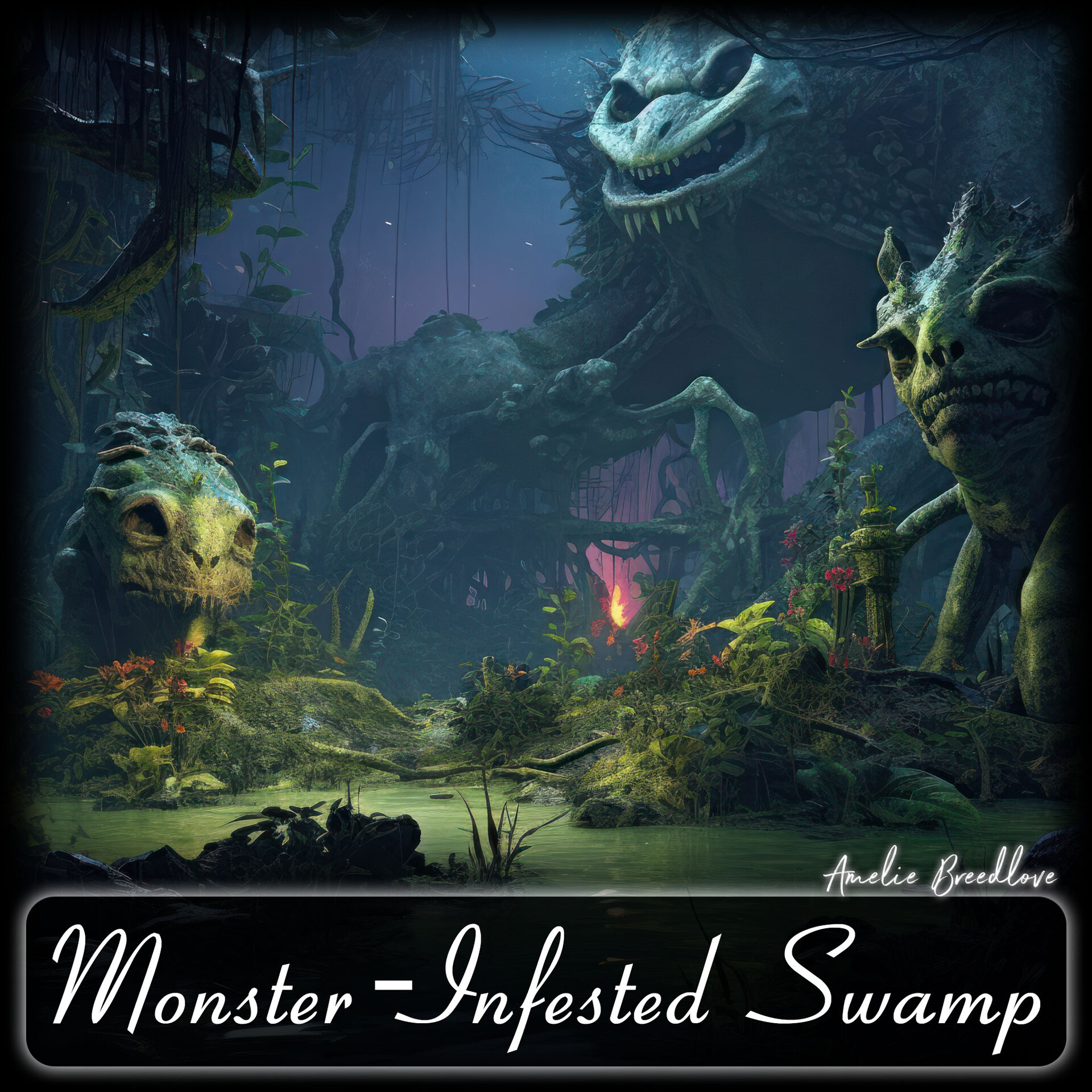 ArtStation - 310 Monster-Infested Swamp Reference Pack | 4K | v.20