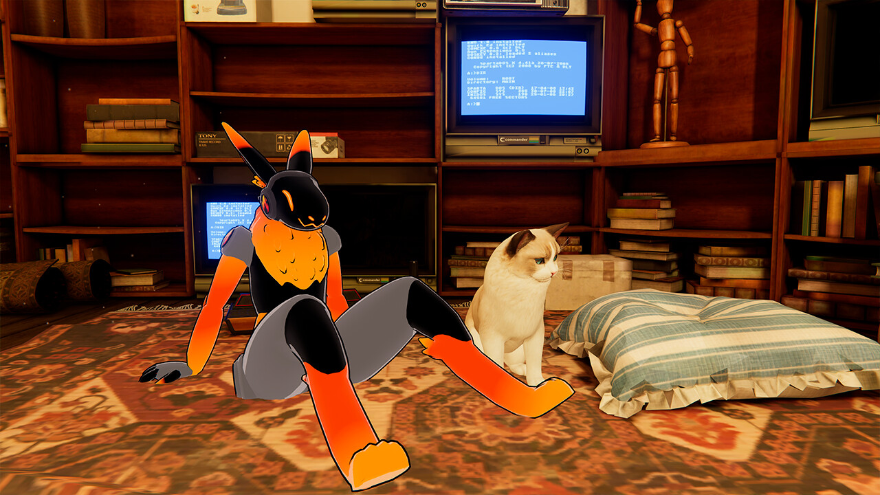 Kotei Koteevich - Fire Protogen [VRChat Furry Model/Avatar]