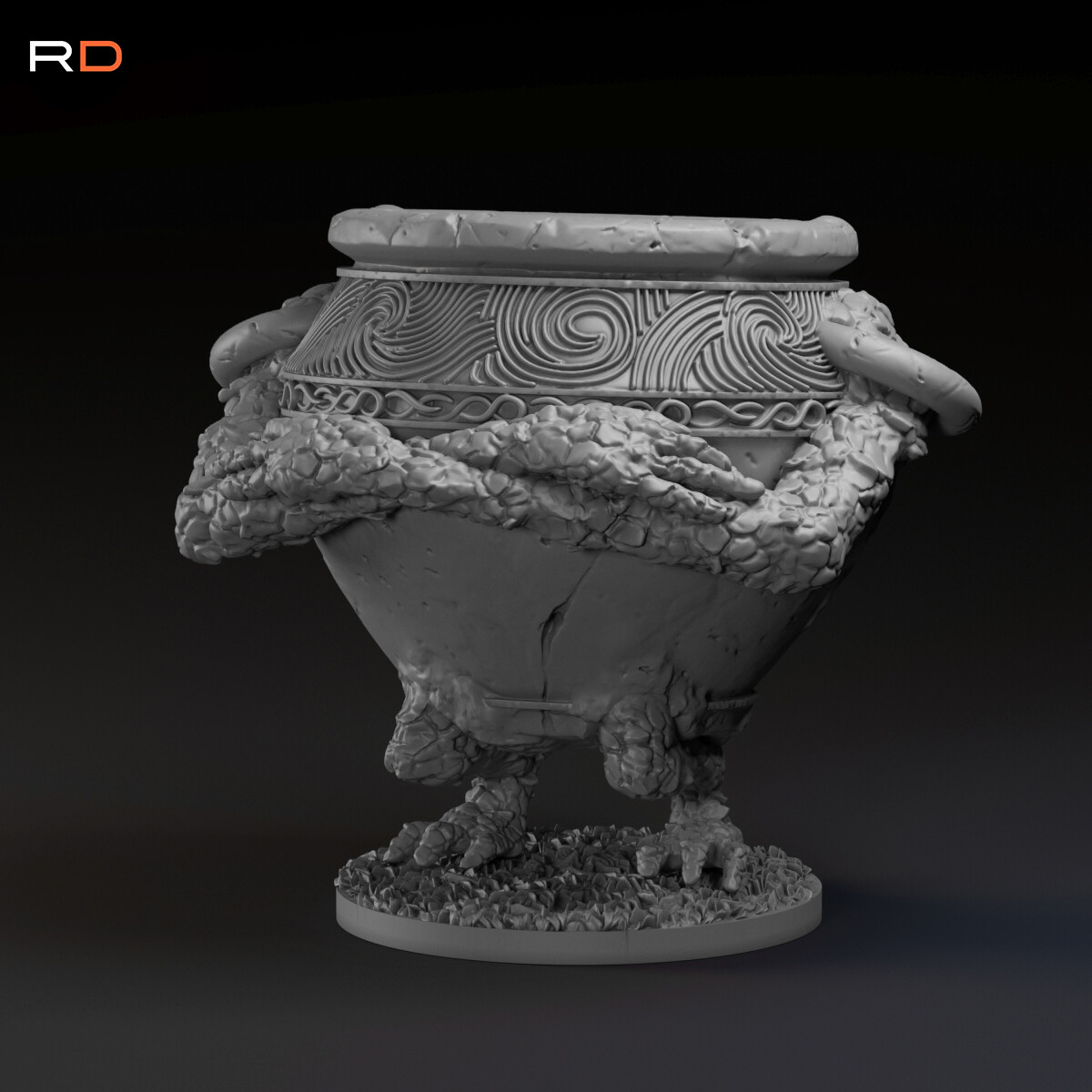 ArtStation - Iron Fist Alexander the Warrior Jar