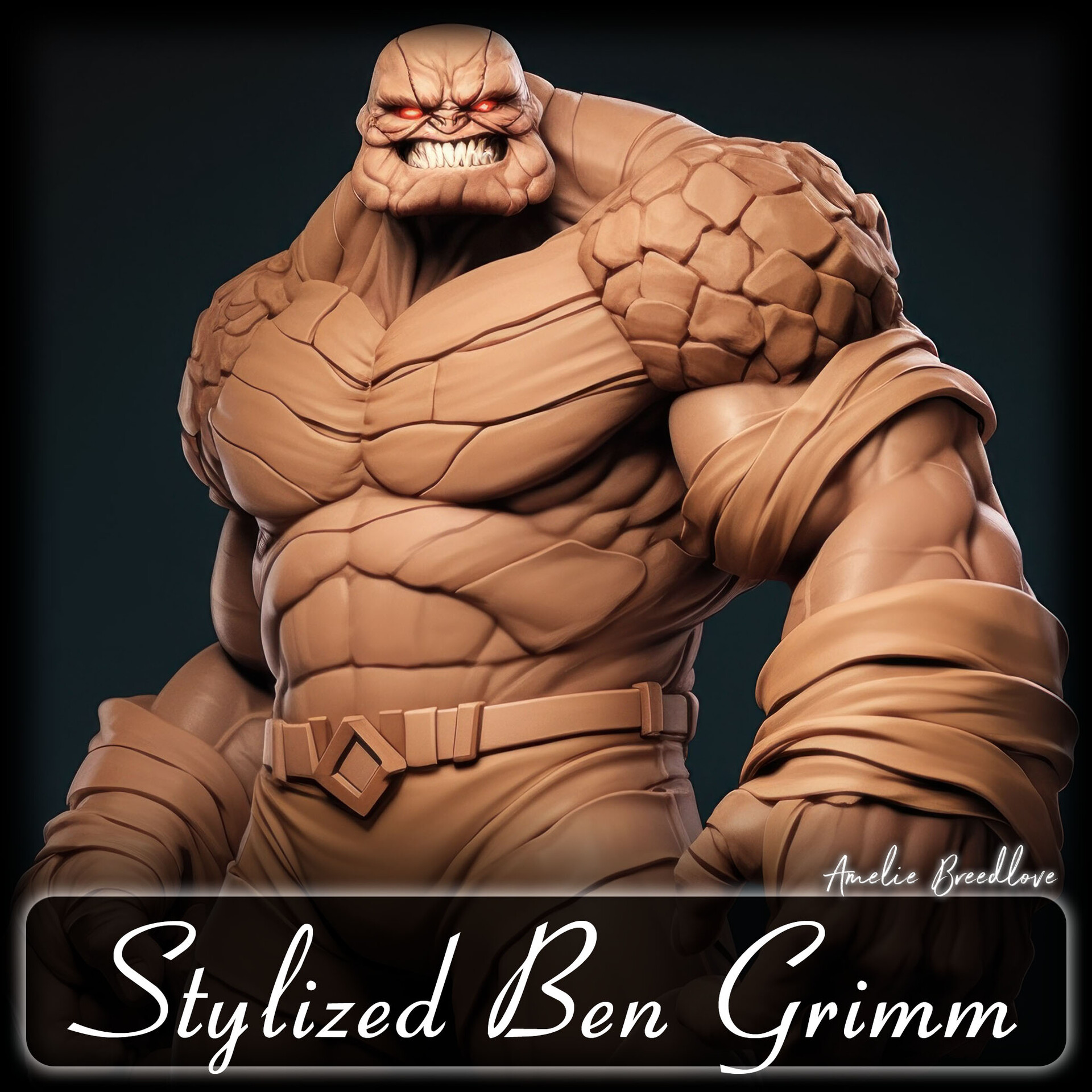 ArtStation - 200 Stylized Ben Grimm Reference Pack | 4K | v.40