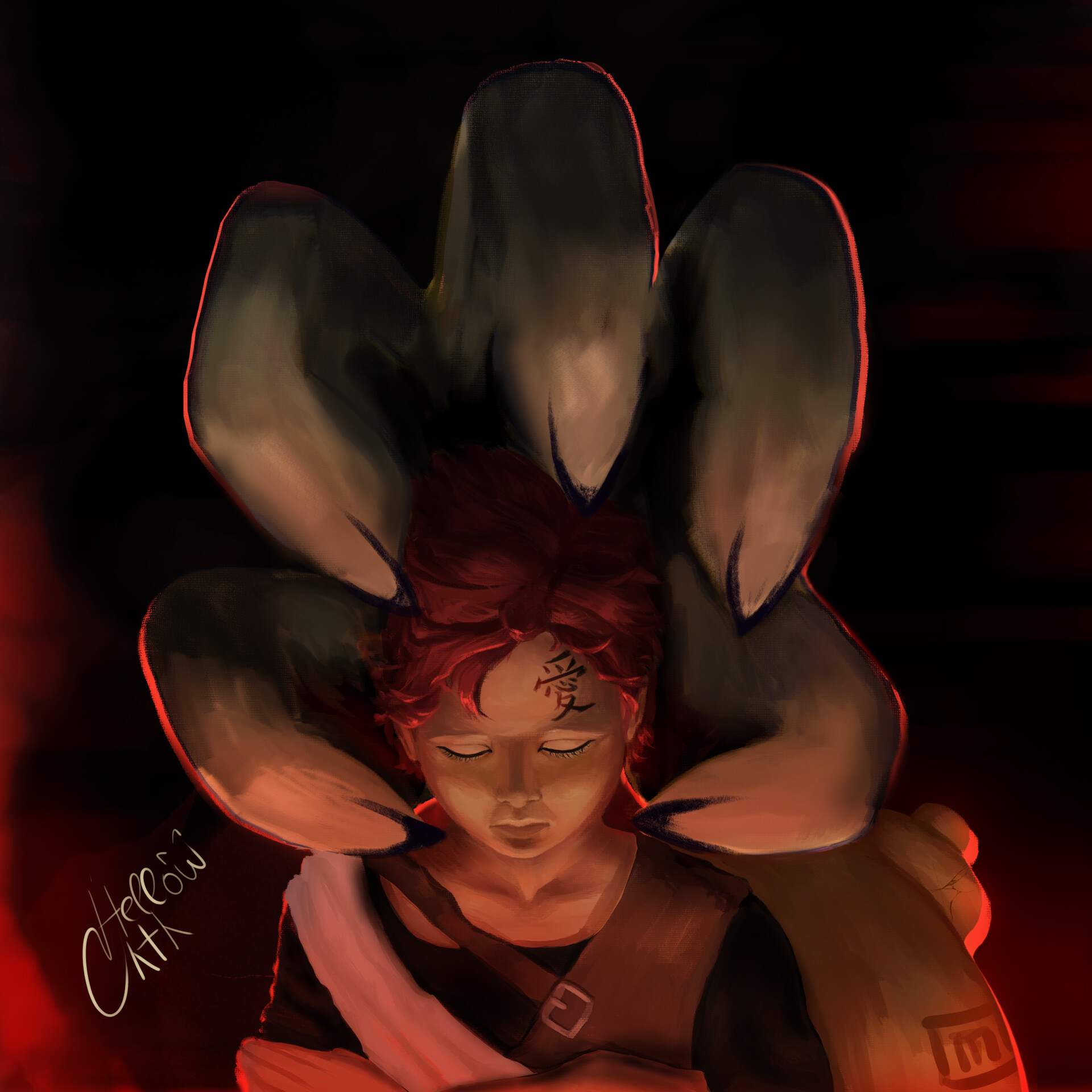 ArtStation - Gaara (Naruto) Fan Art