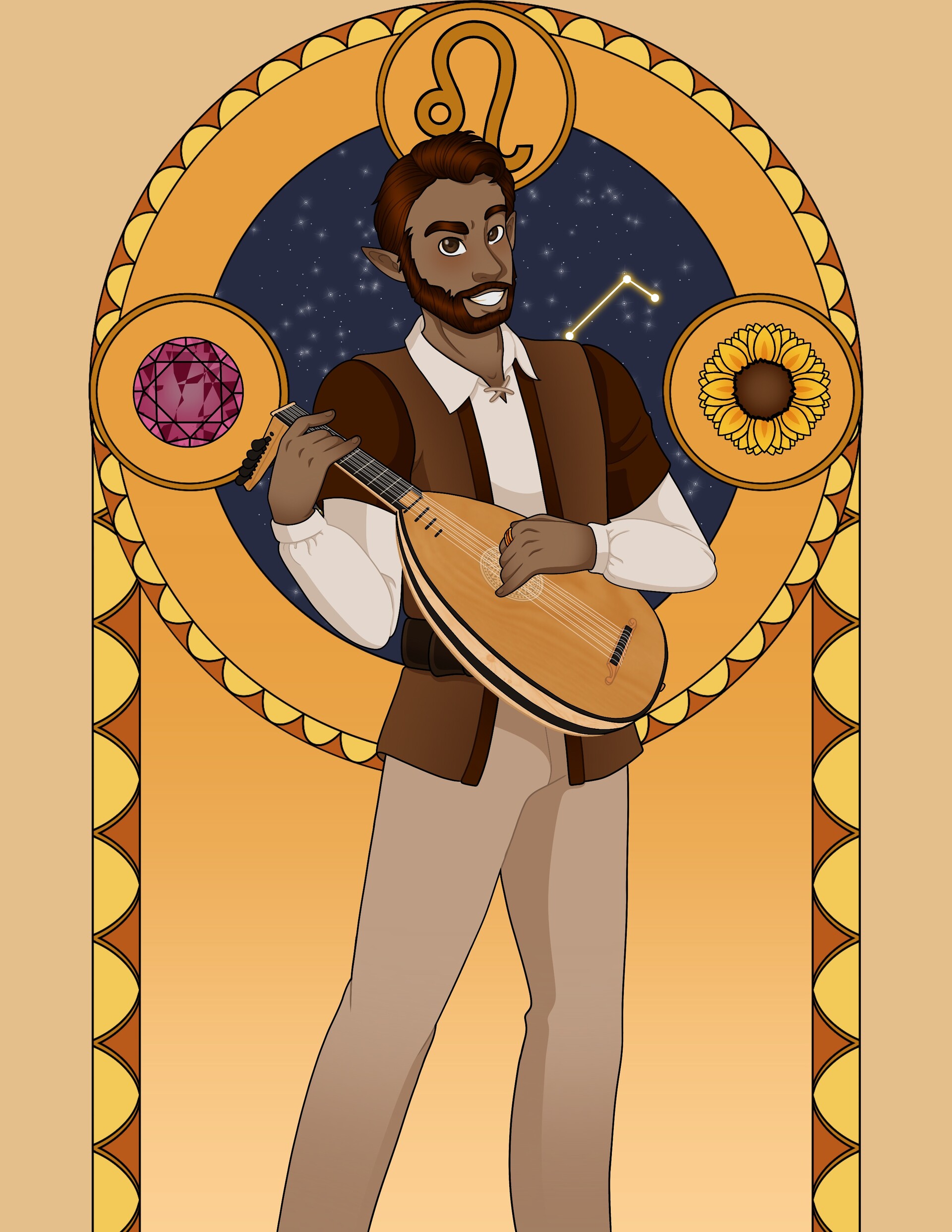 ArtStation - DND Zodiac Signs: Leo