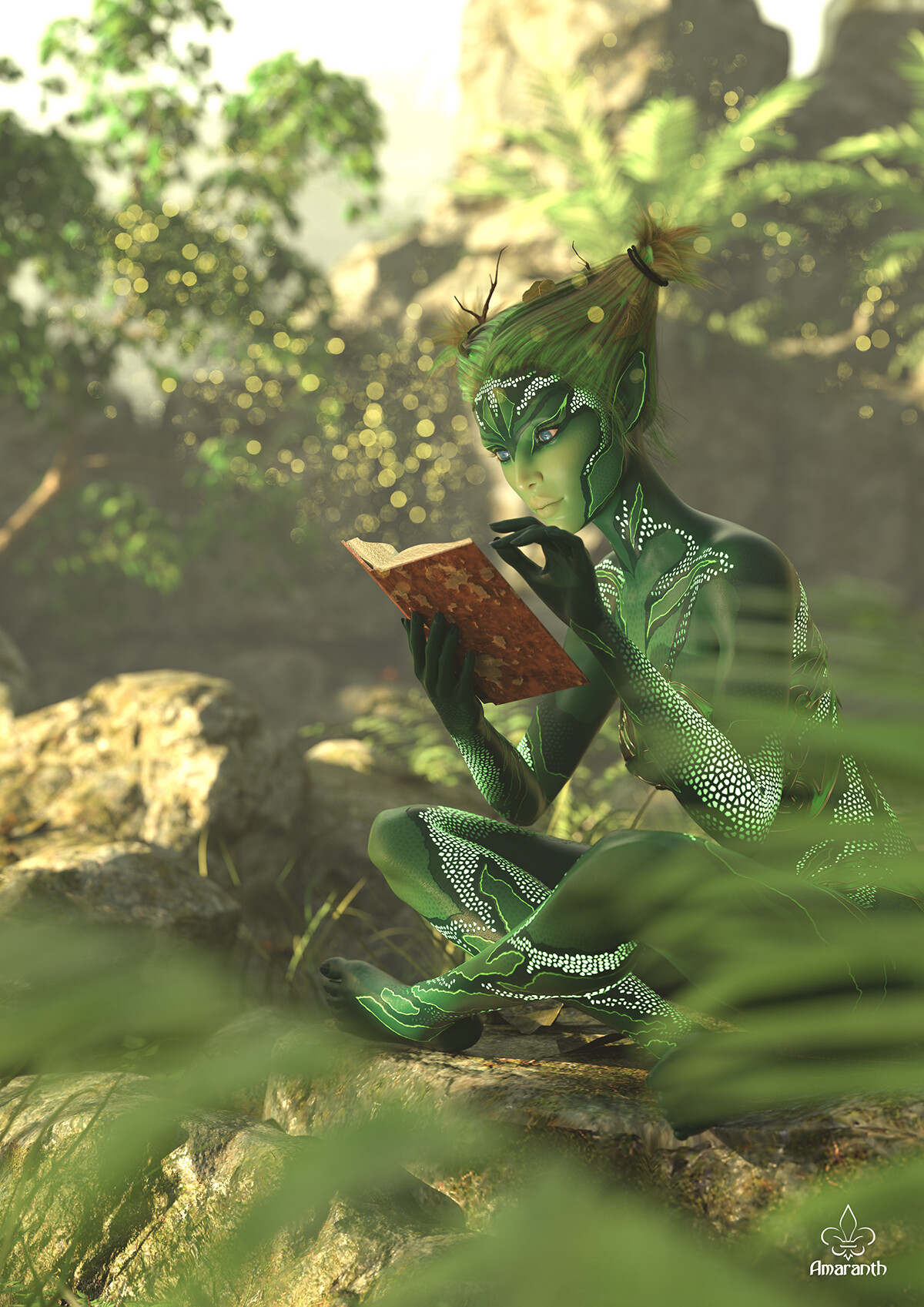 ArtStation - Book faerie