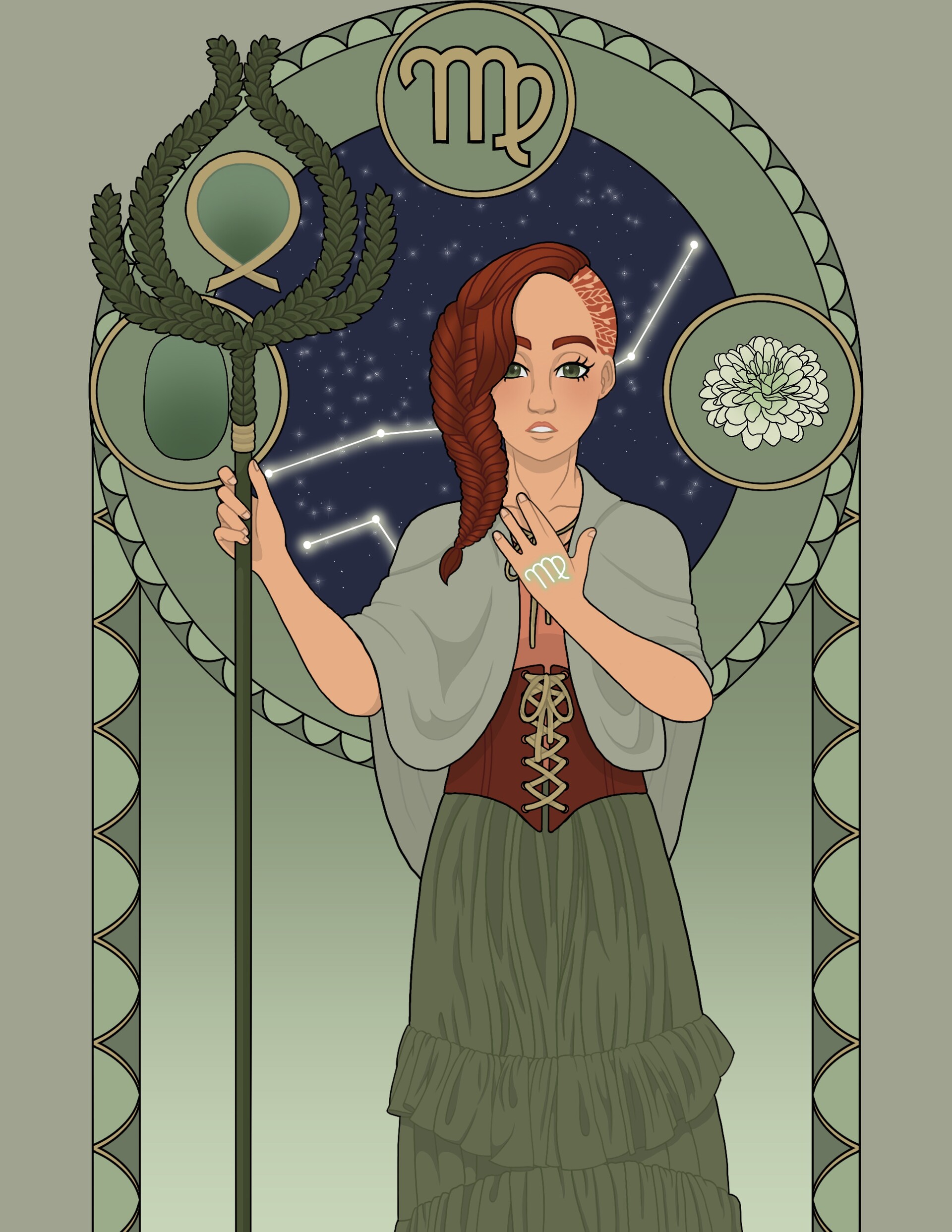 ArtStation - DND Zodiac Signs: Virgo
