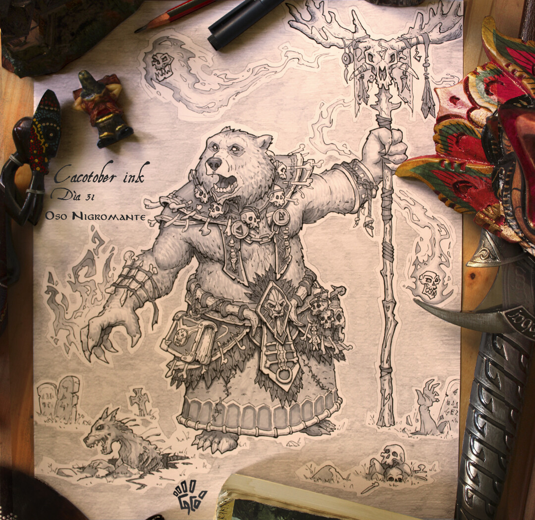 ArtStation - Bear - Necromancer
