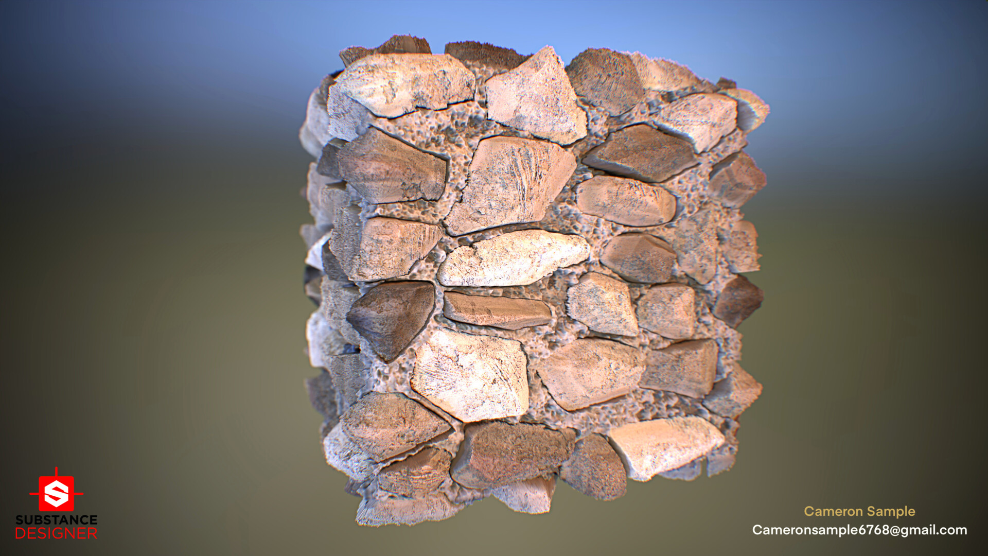 Cameron Sample - Stone Wall Material