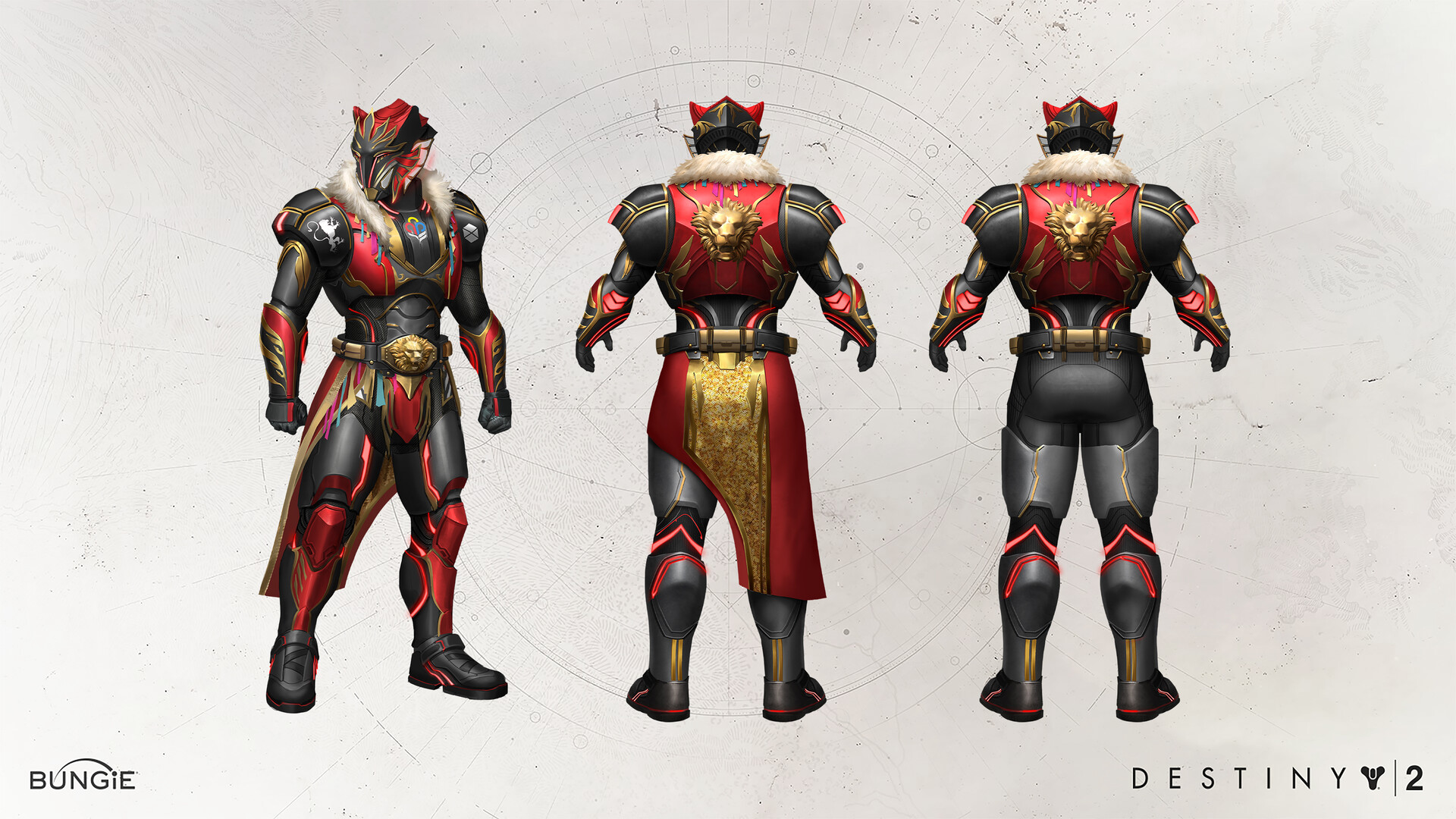 Hana Chin - Destiny 2 - Lion's Might Titan Armor