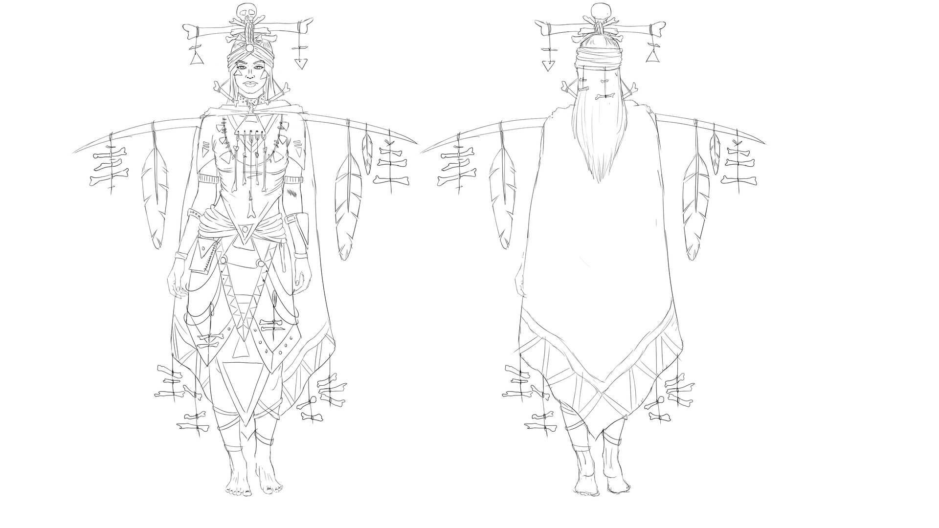 Luke Magwaza - Thumbnails for Concept Art