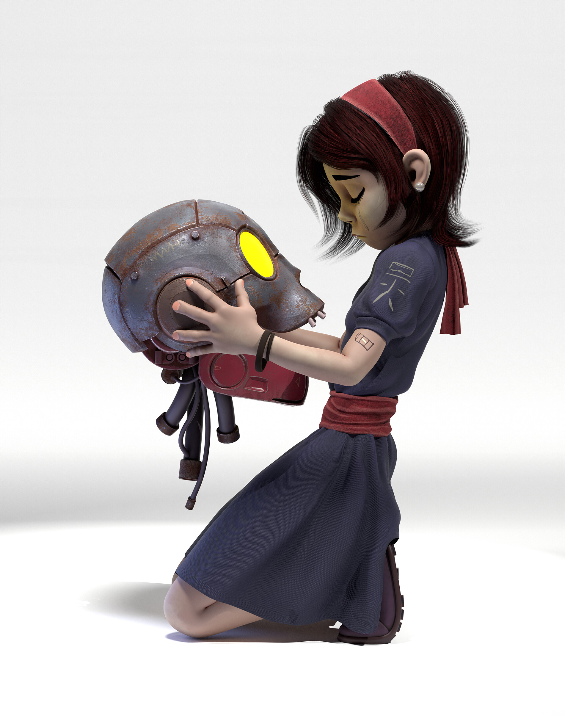 ArtStation - Post Apo girl