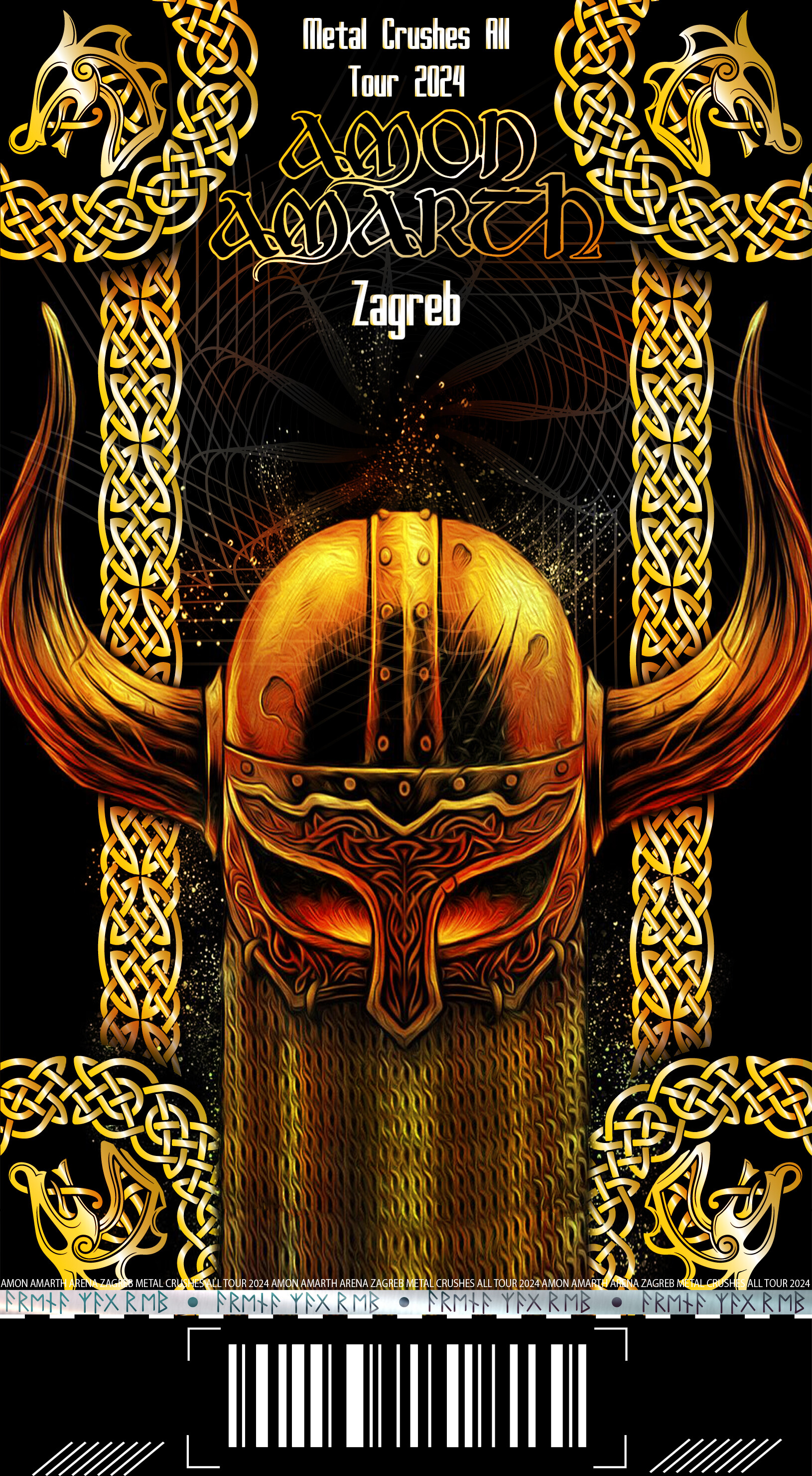 ArtStation - Counterfeit protection Ticket Design