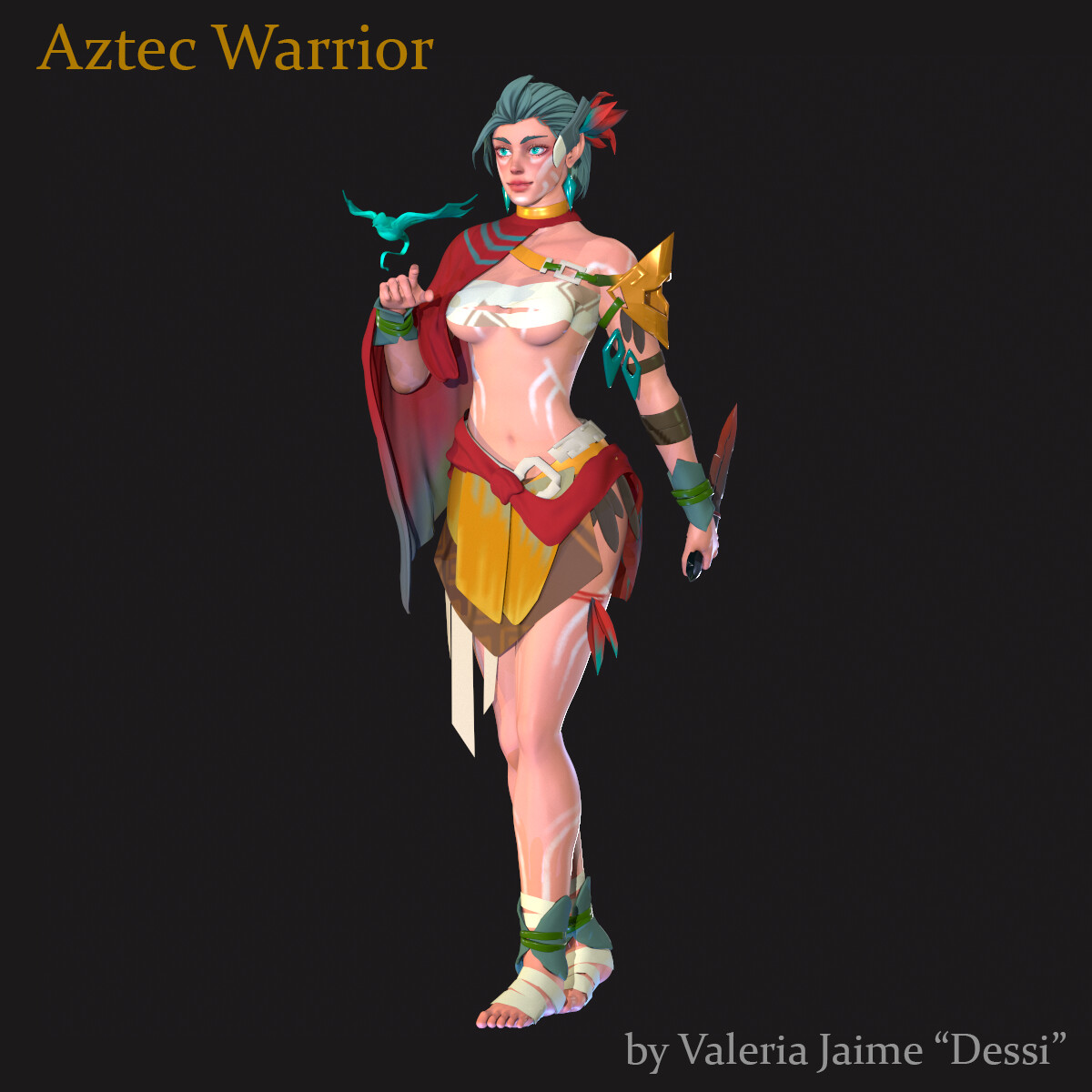 ArtStation - Aztec Warrior