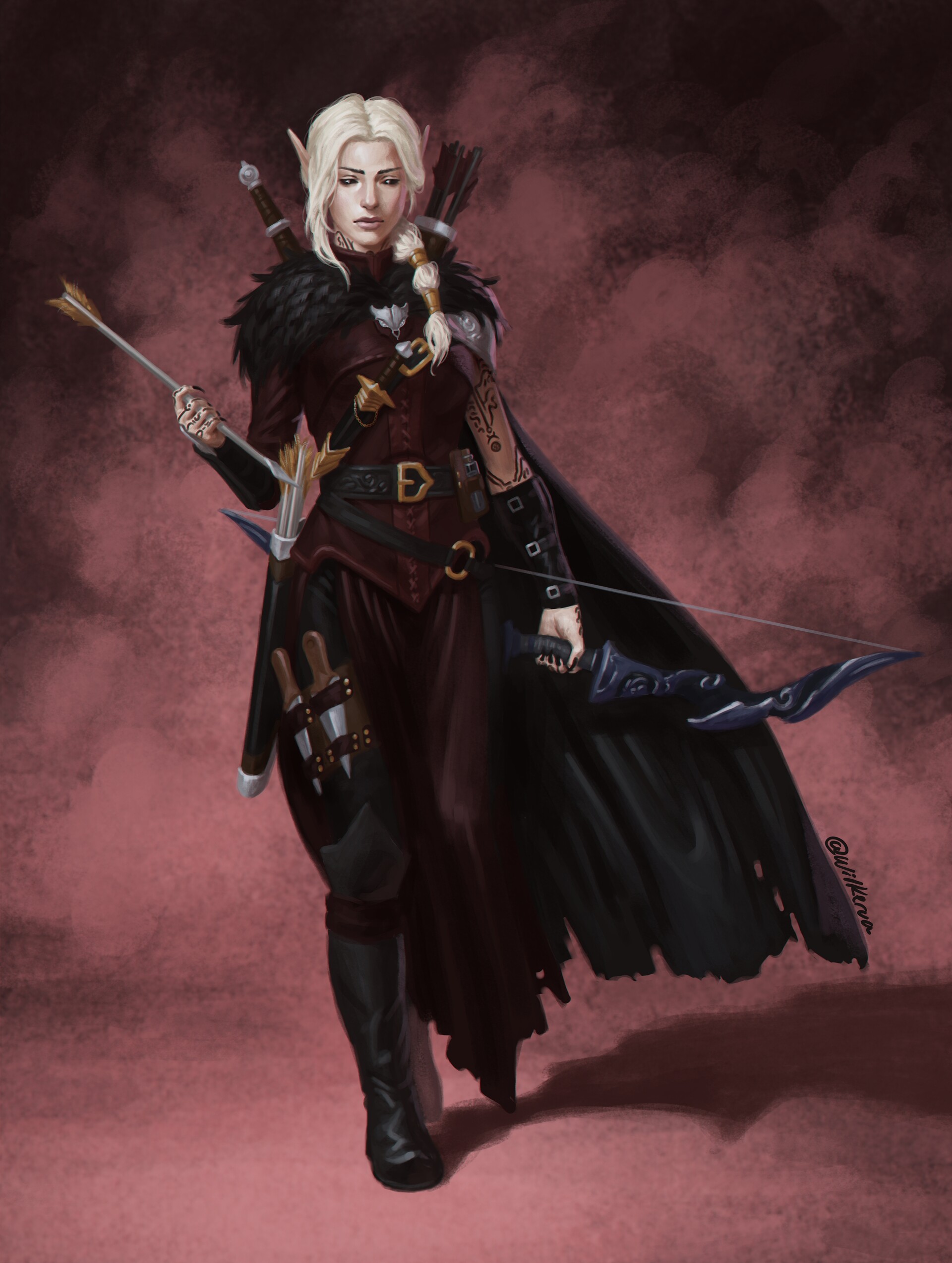 ArtStation - Gaol the Shadar-Kai