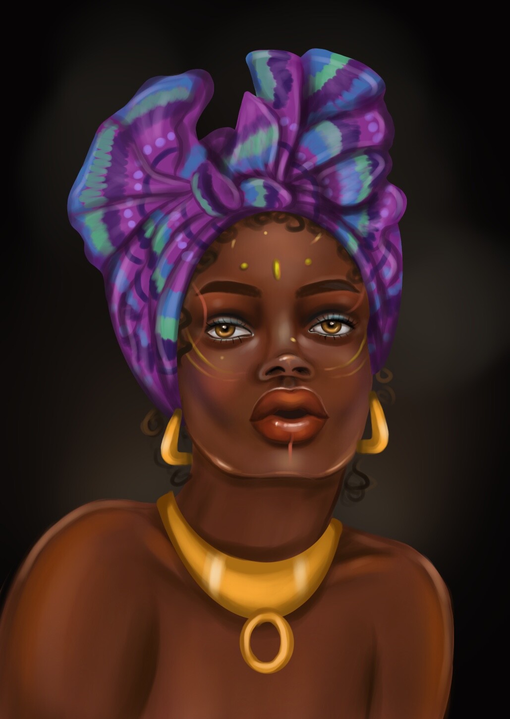 ArtStation - black girl