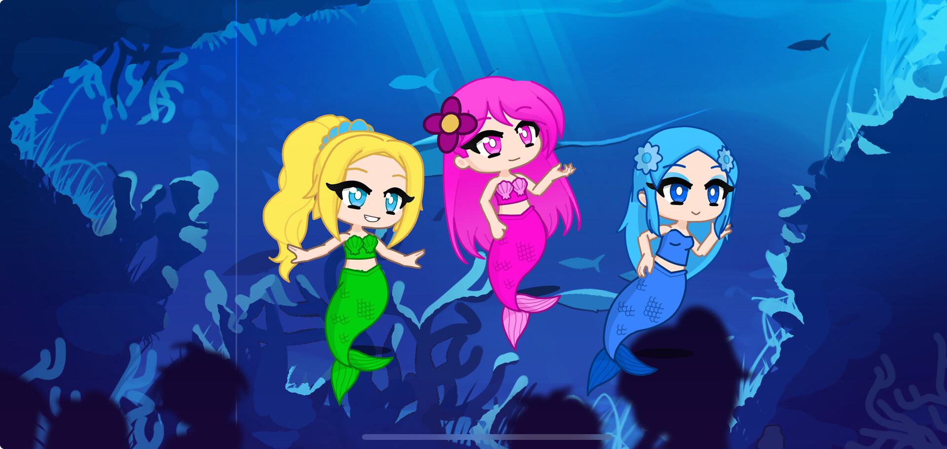 Pictures Of Colorful Mermaids