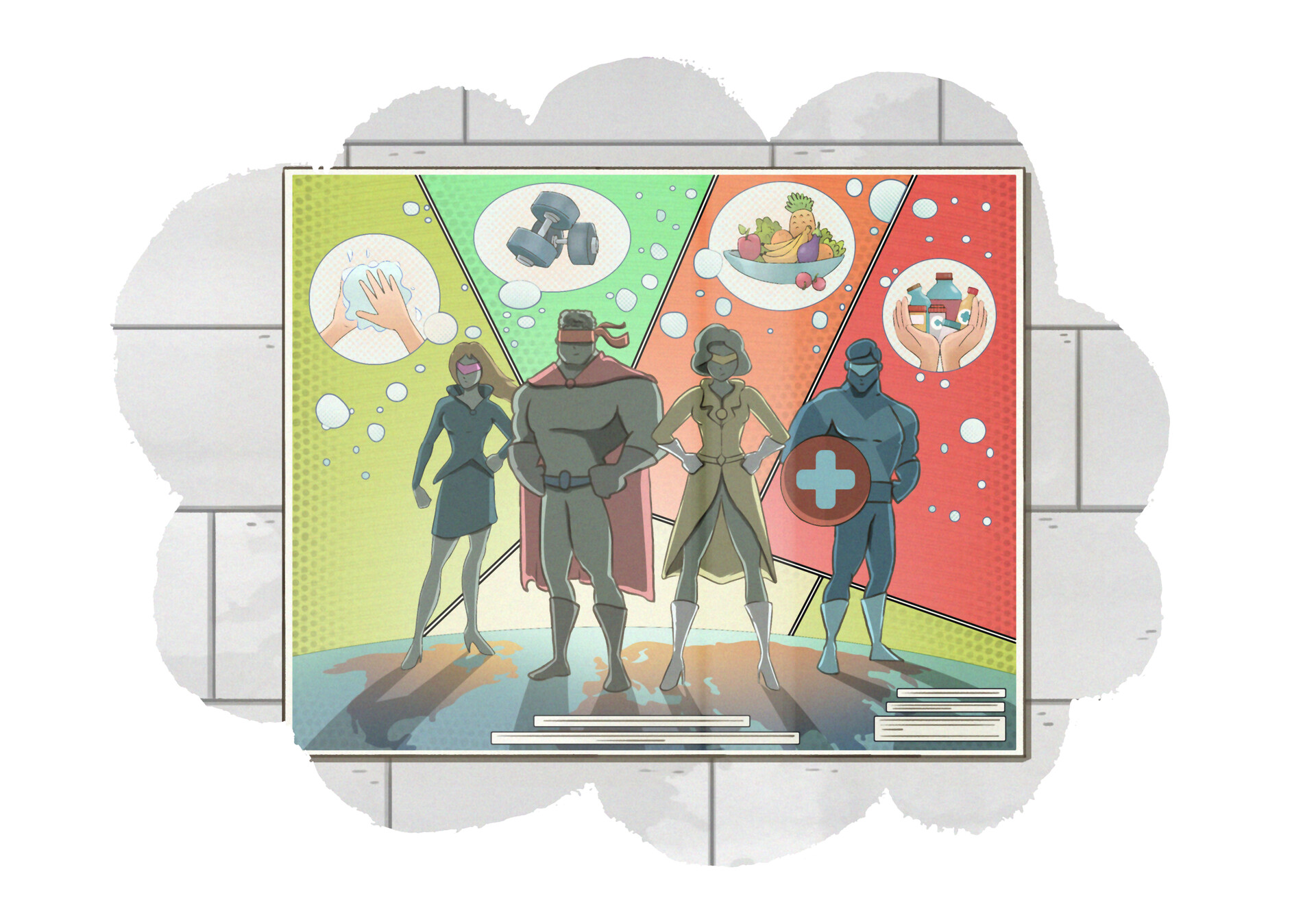 ArtStation - Super Squad Health Mission: A Comic-Inspired Journey to ...