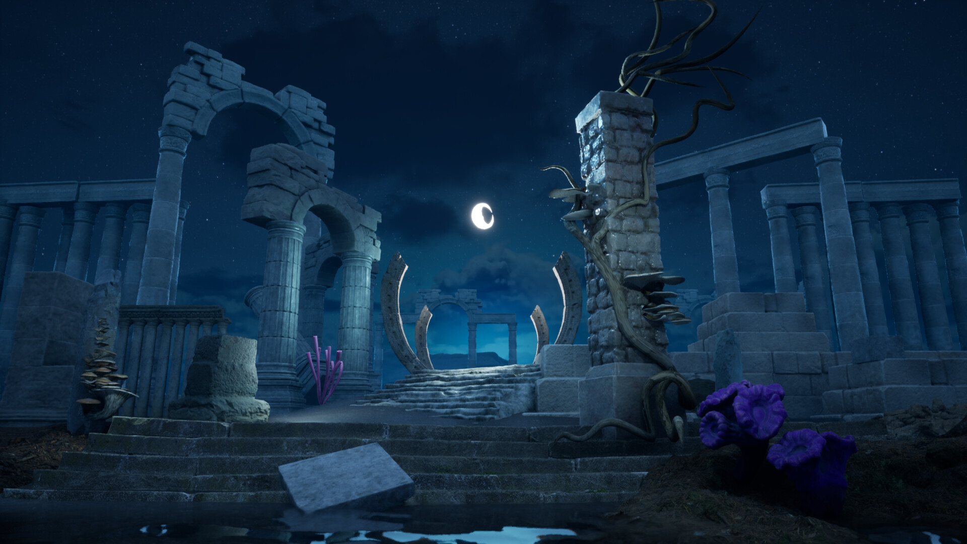 ArtStation - Ancient Mystery | Unreal Engine 5 Game Environment - Alice: Asylum