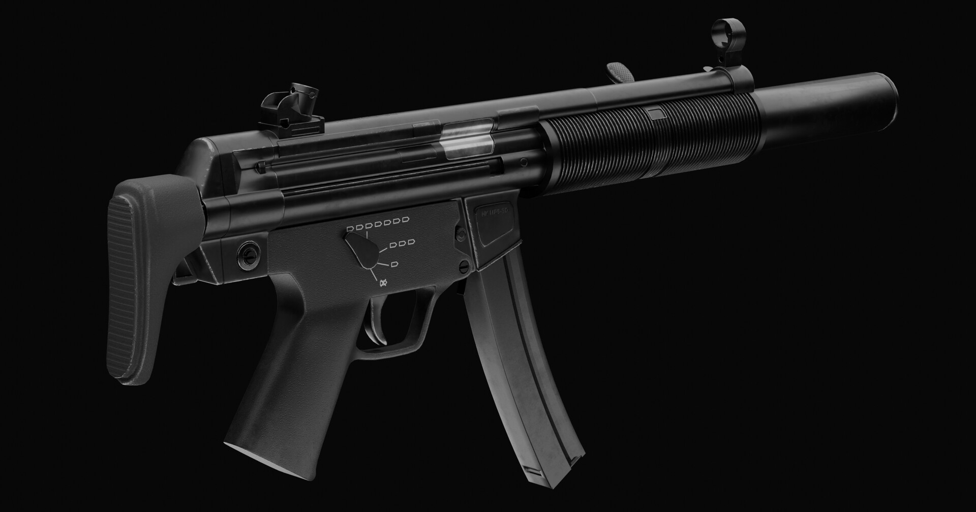 ArtStation - MP5-SD Weapon Model