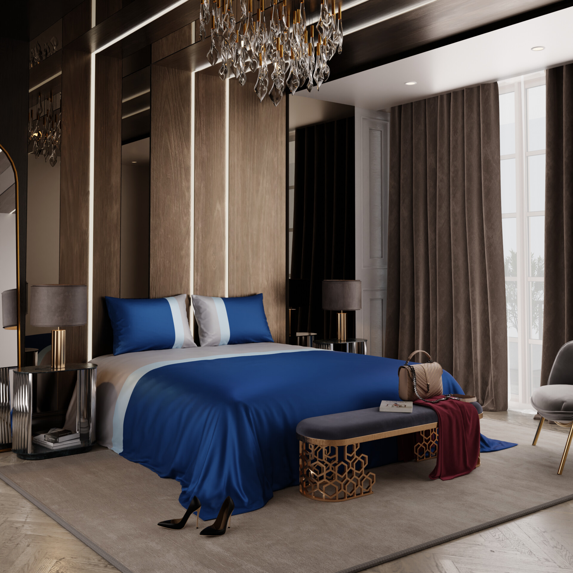 ArtStation - Vogue Bedroom Renders