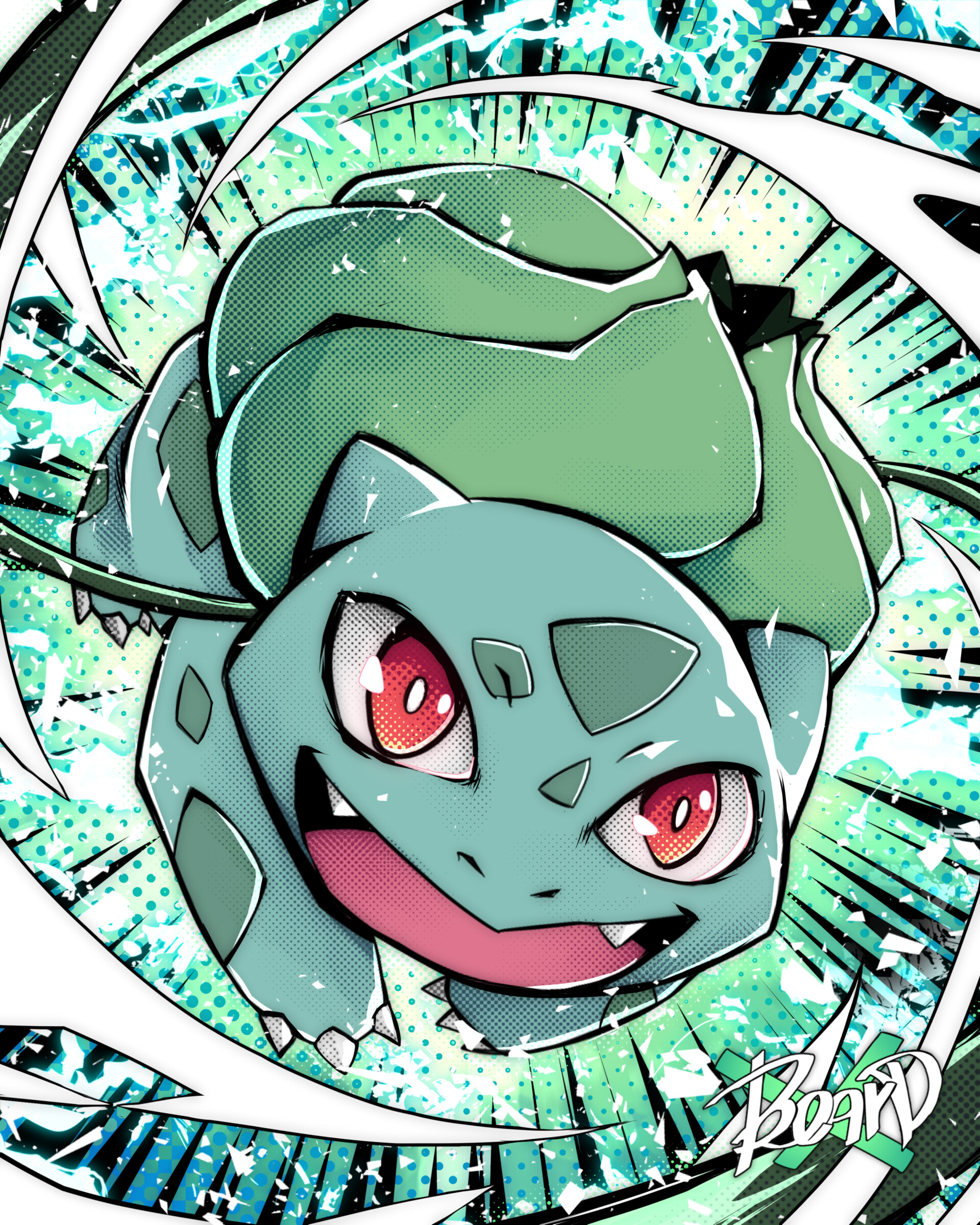 ArtStation - Bulbasaur Pokedex Card