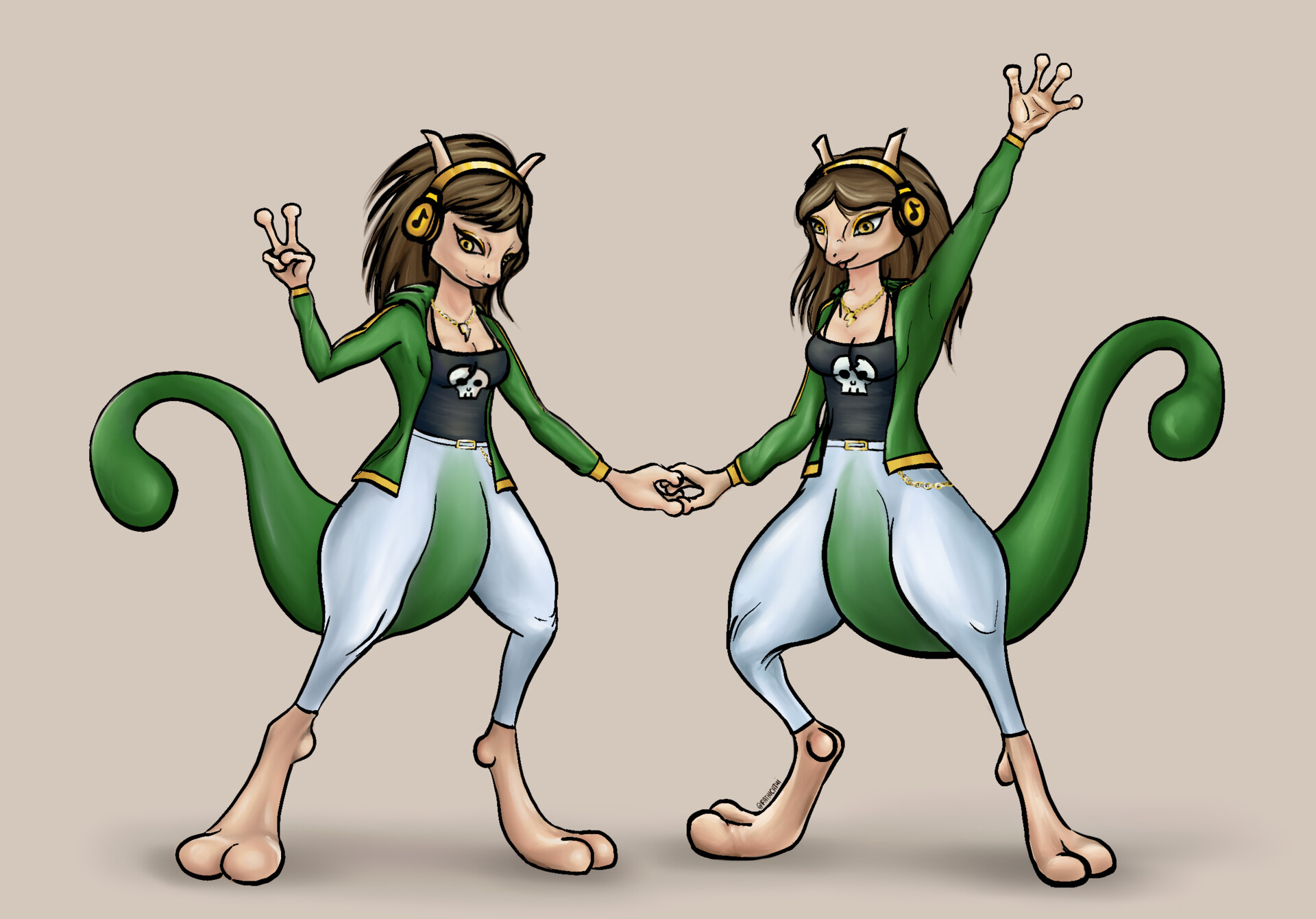 ArtStation - Mewtwo Sisters