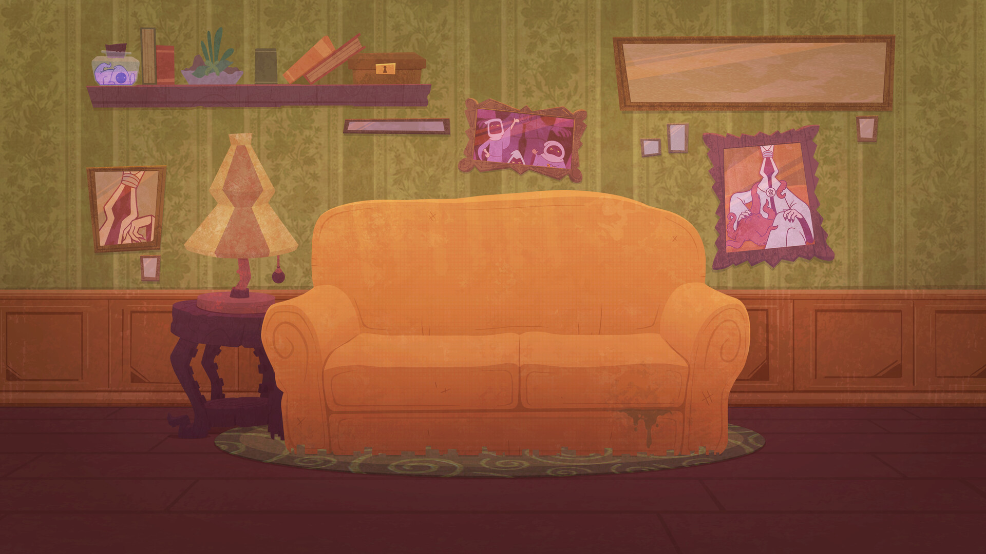 ArtStation - The Cult Interview on a Couch | BG Design | This is not a ...