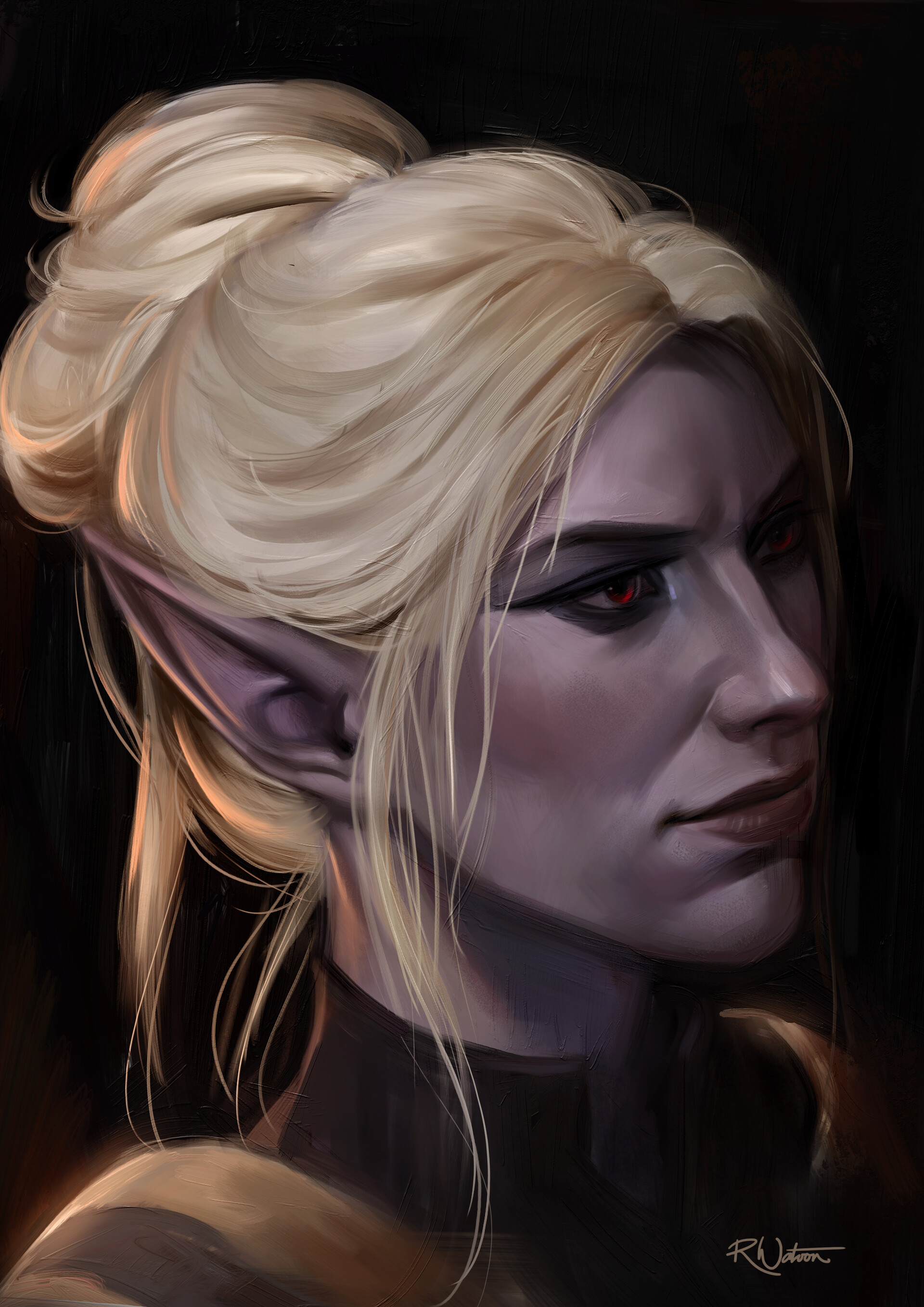 ArtStation - Minthara sketch portrait
