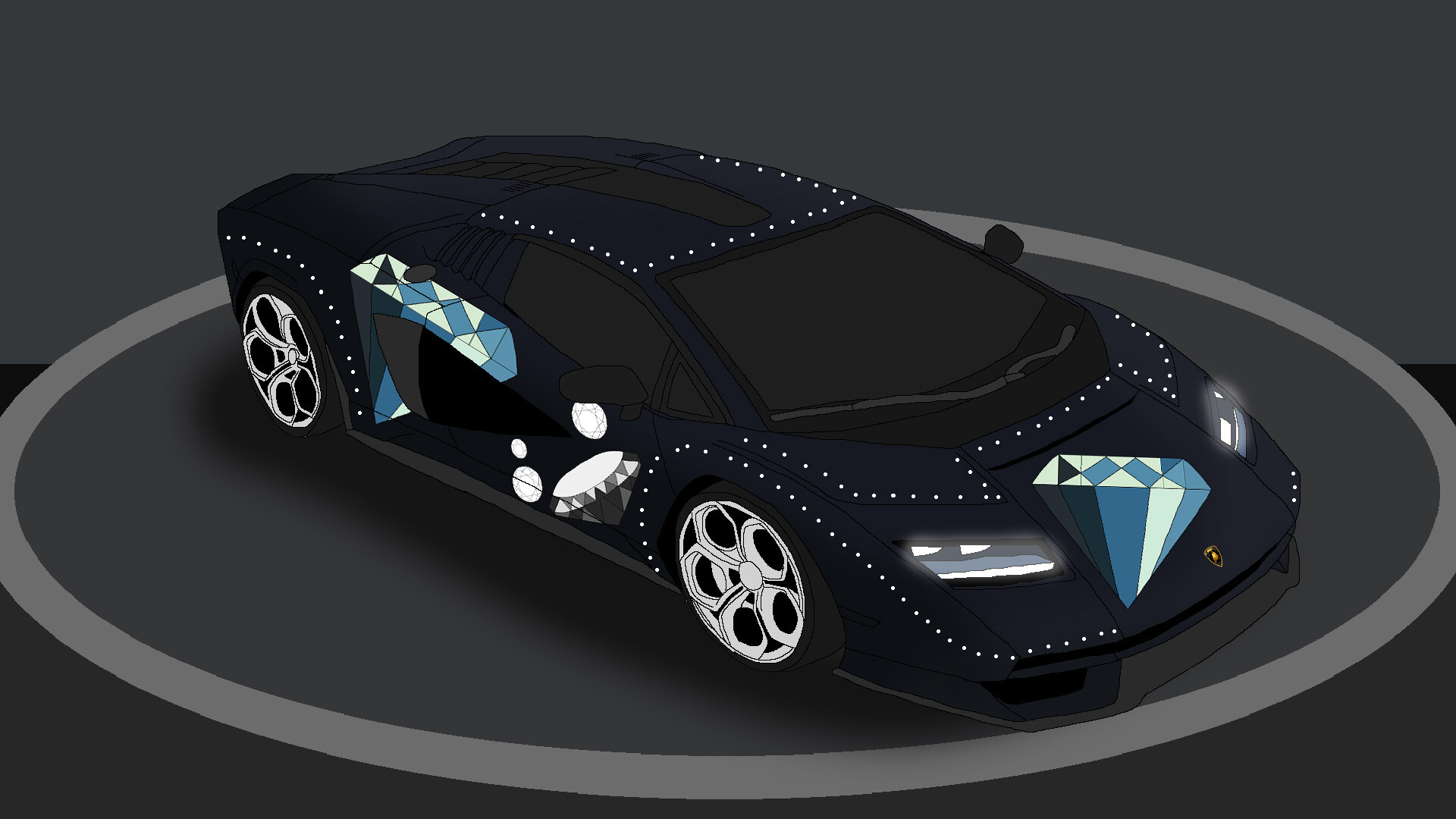 ArtStation - Lamborghini Countach LPI 800-4 Diamond