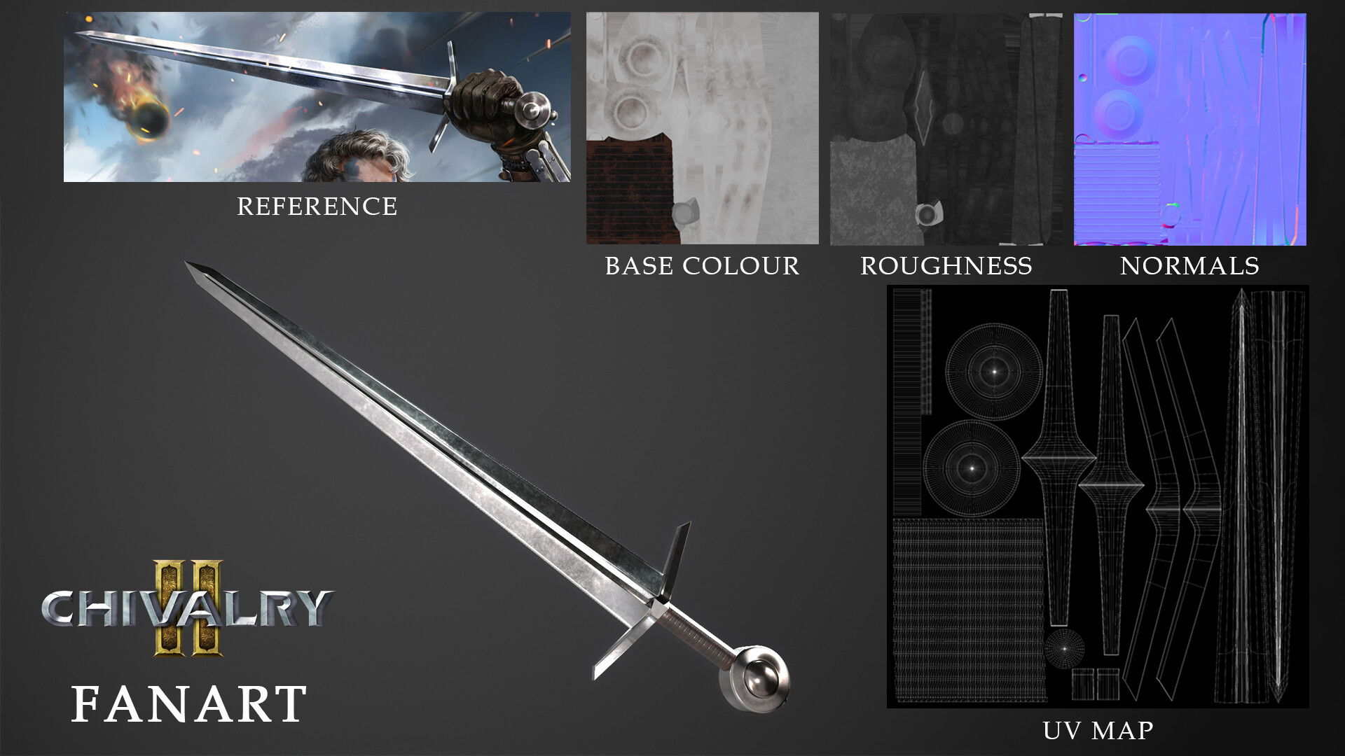 Evan Sawatsky - Chivalry 2 Fanart - One Handed Sword