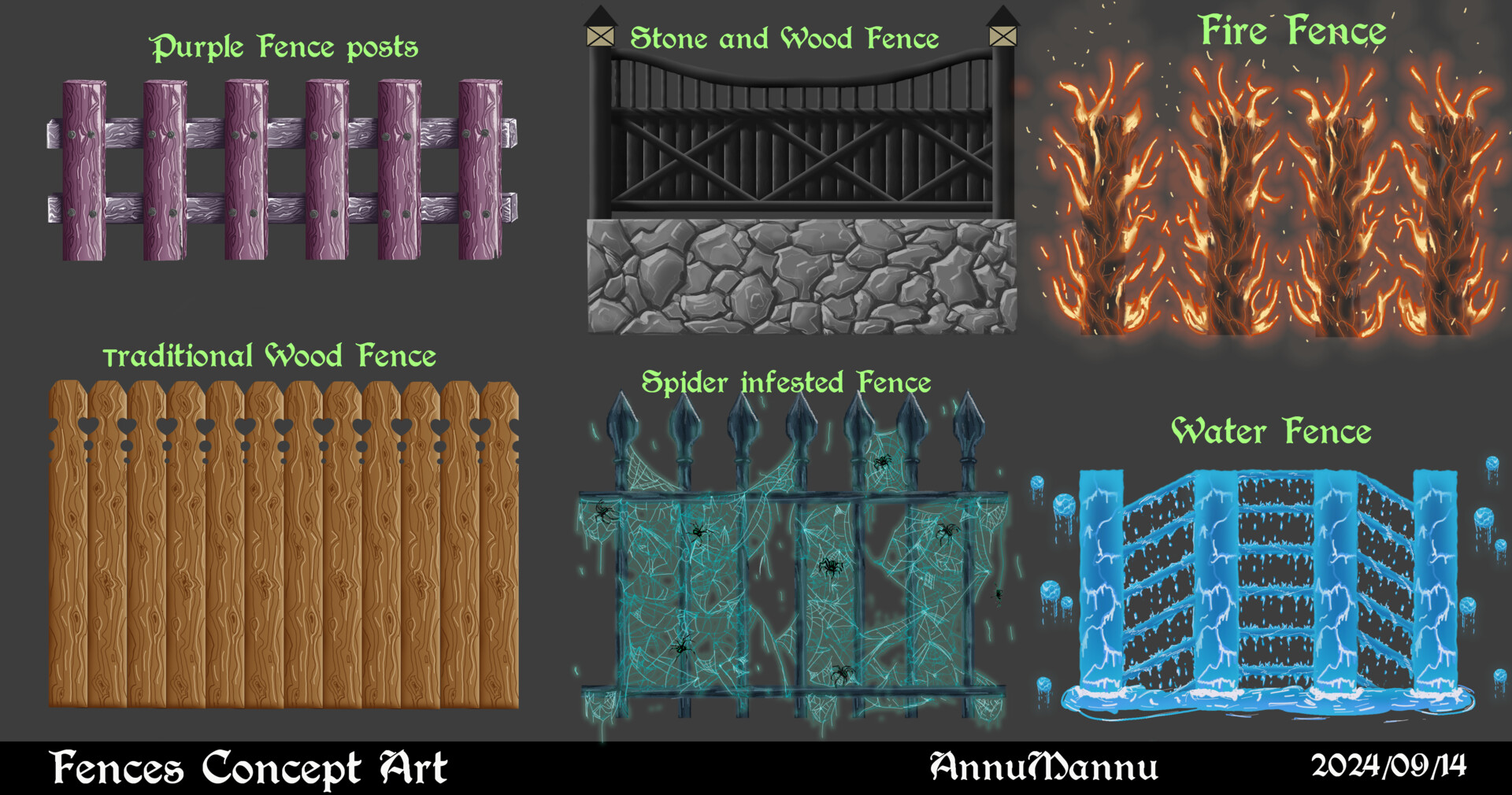 ArtStation - Fence Concept Art