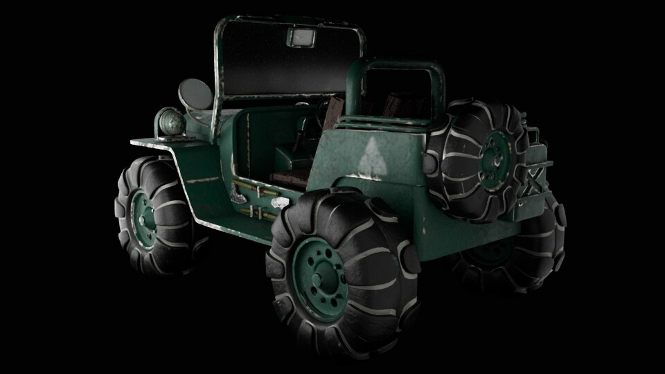 ArtStation - Military Zeep 3d Model