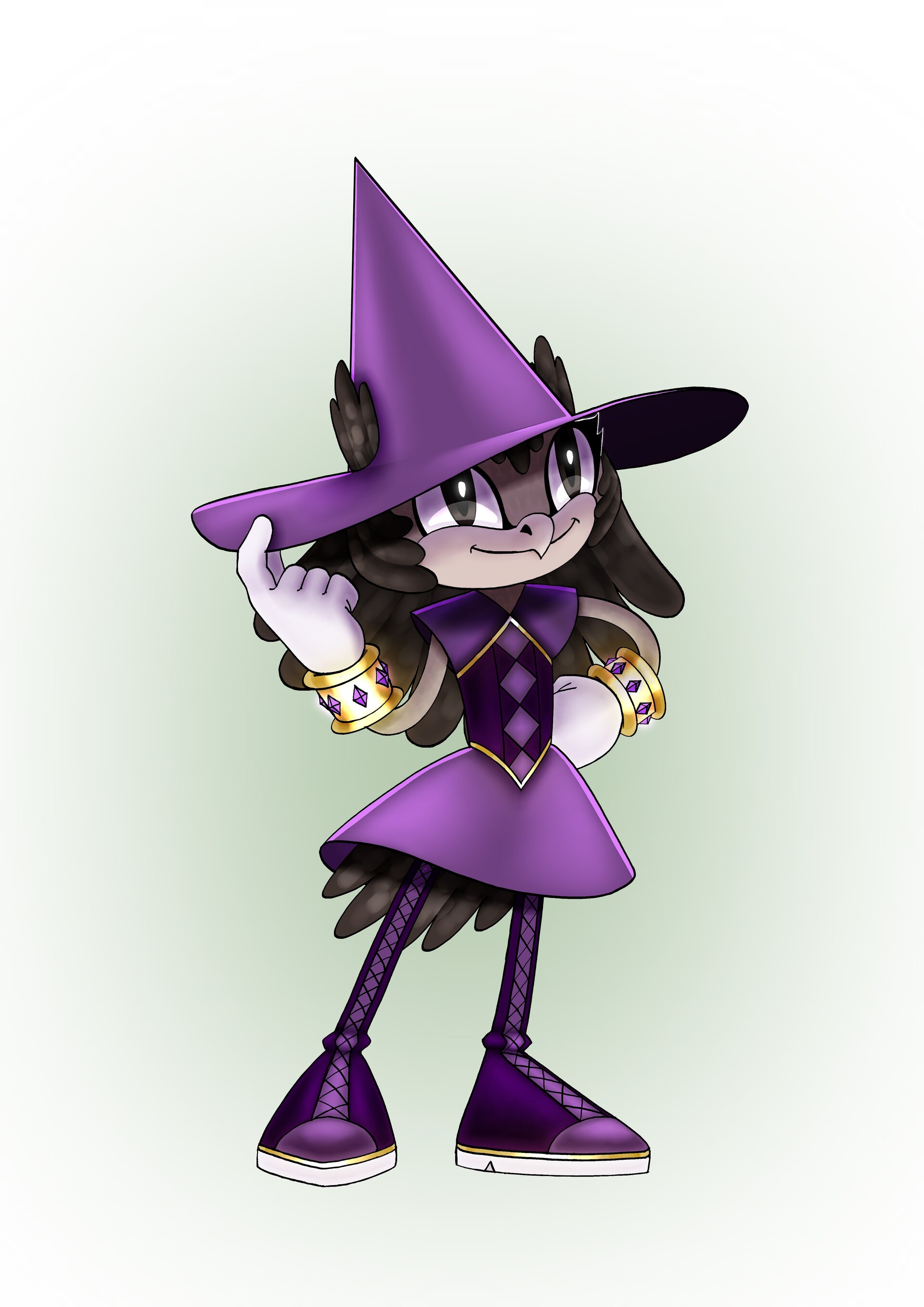 ArtStation - My sonic sona based on my spirit animal