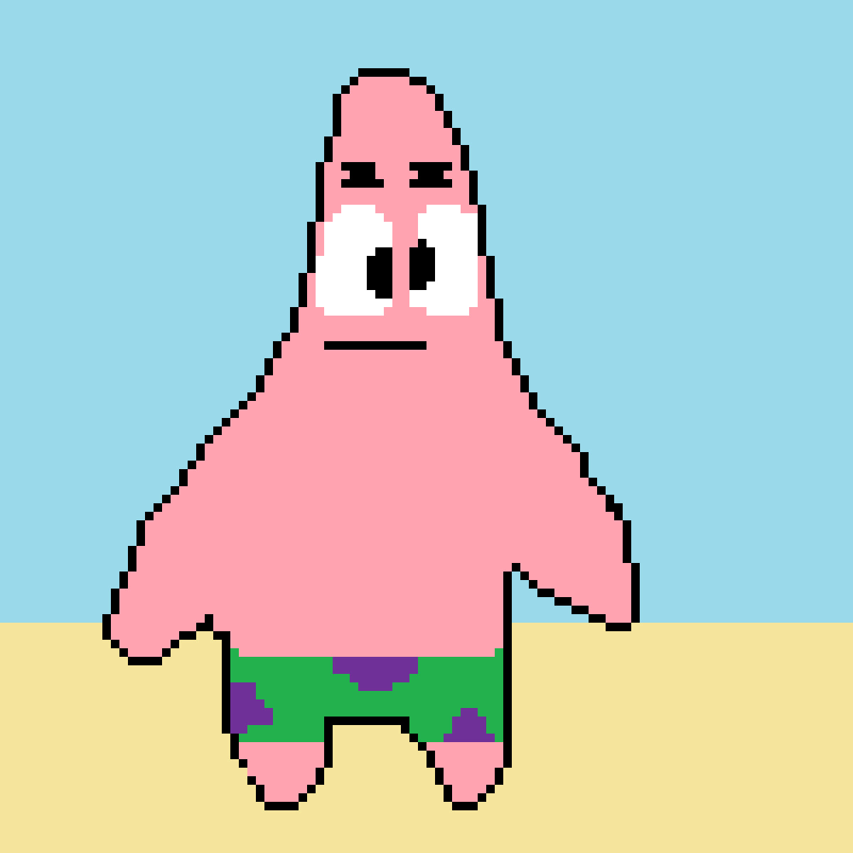 ArtStation - Patrick Star Pixel art