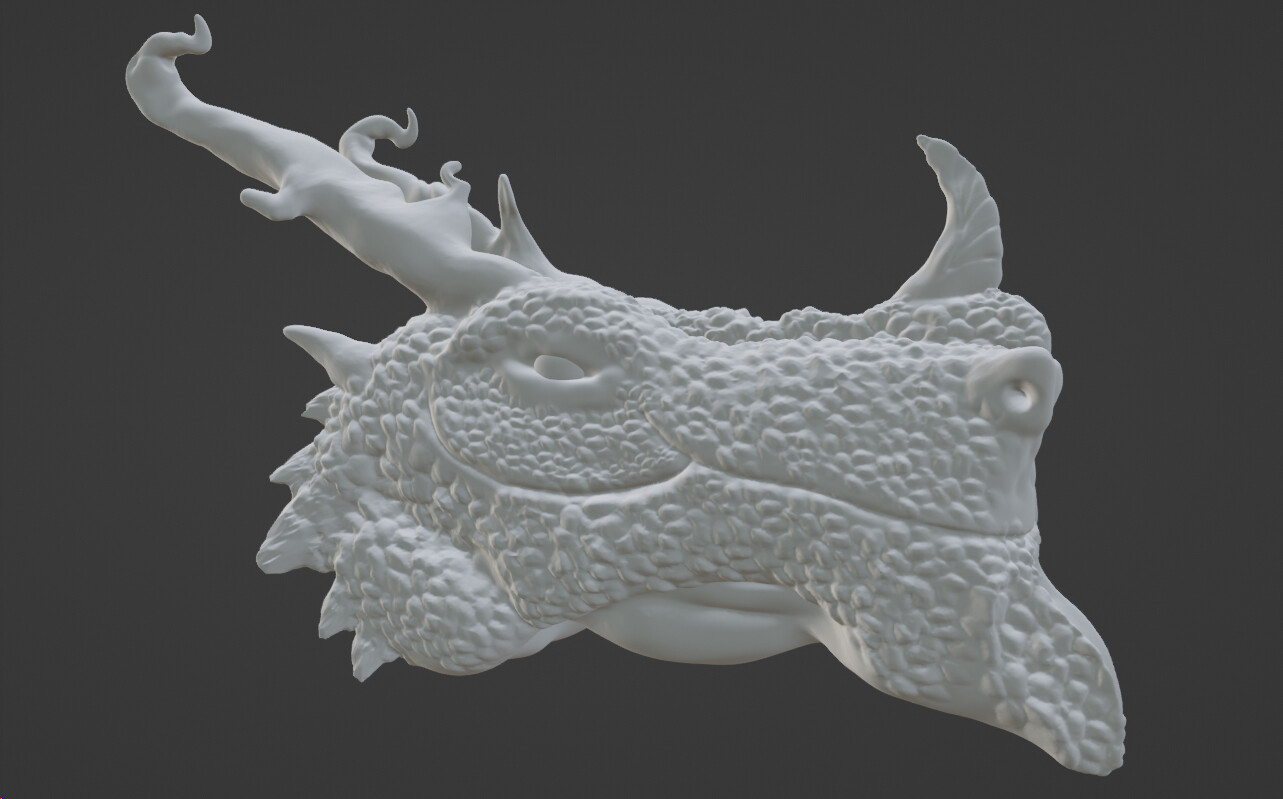 ArtStation - Dragon Head