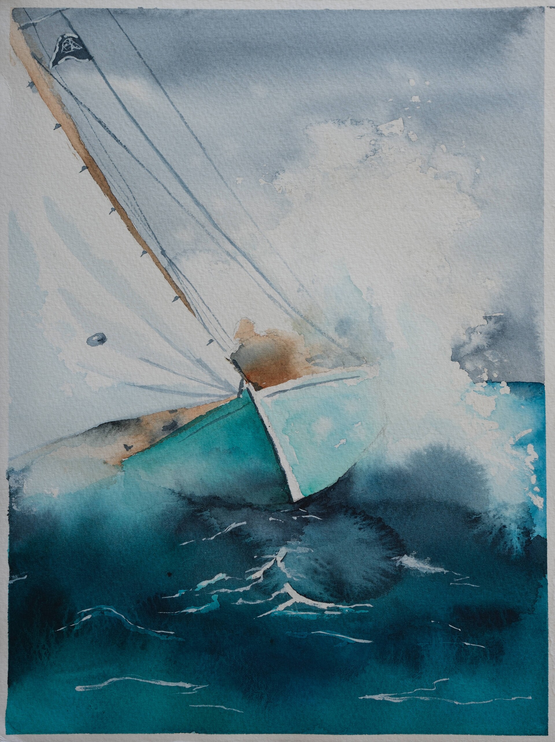 ArtStation - Watercolor. Storm