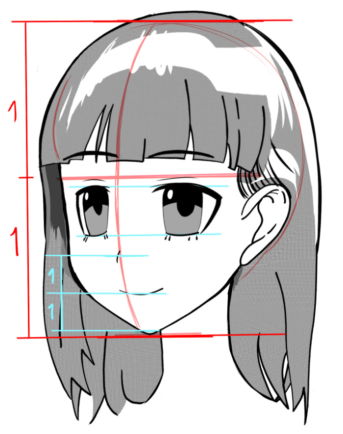 how to draw japanese anime hair