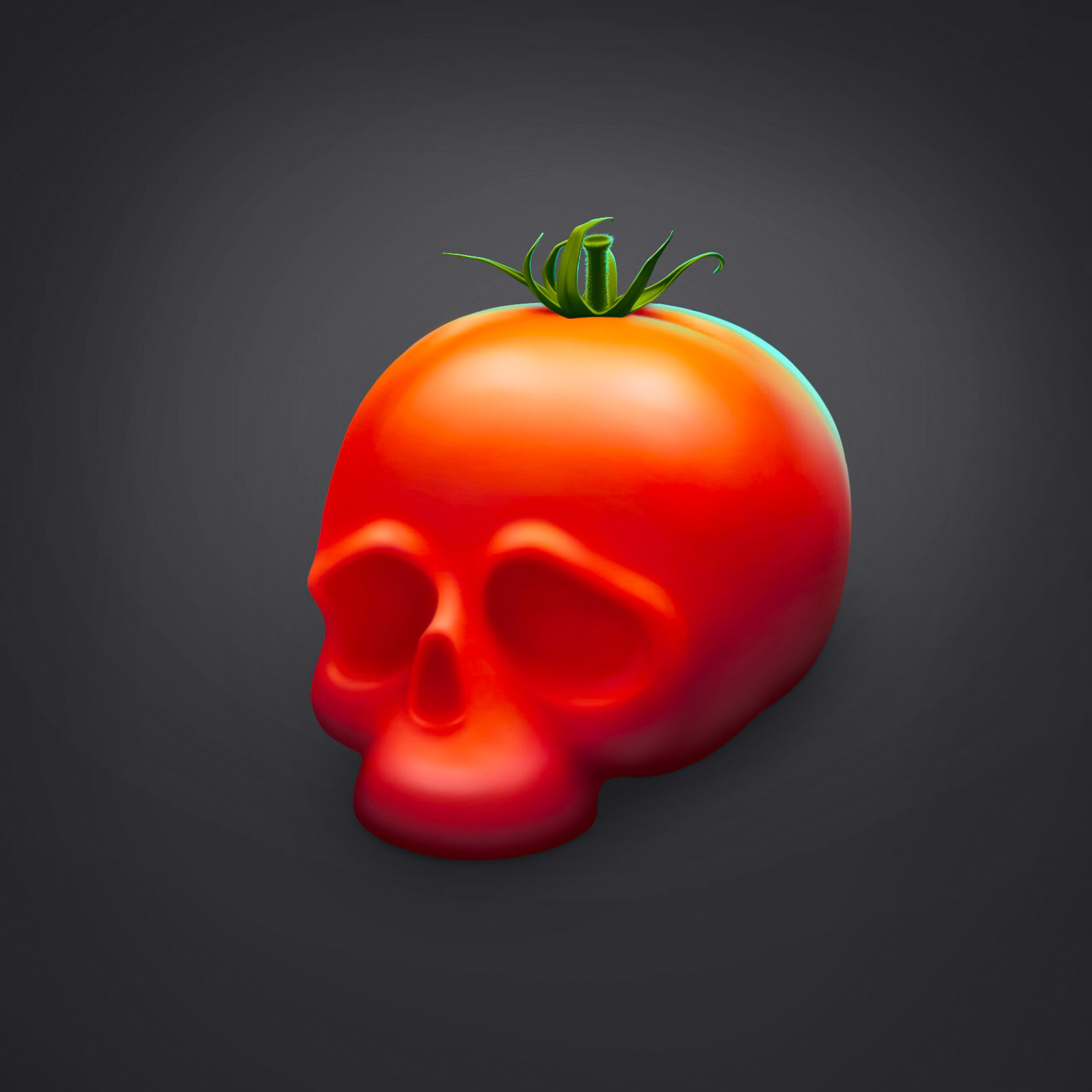 ArtStation - Tomato skull