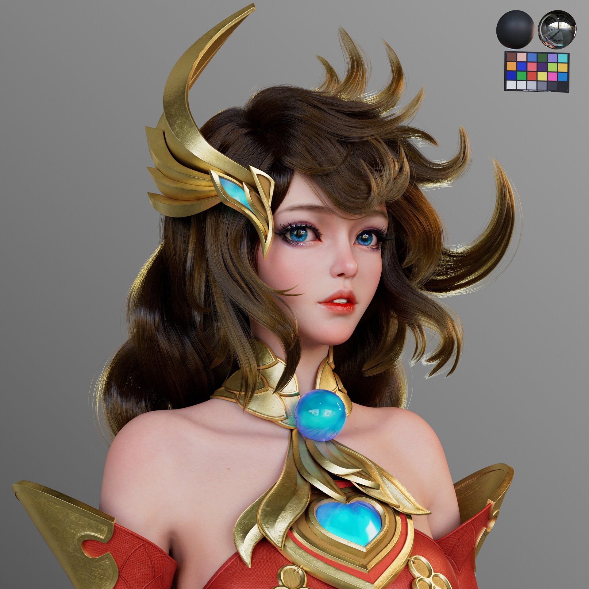 ArtStation - Da Qiao, Honor of Kings ｜ 大乔 王者荣耀