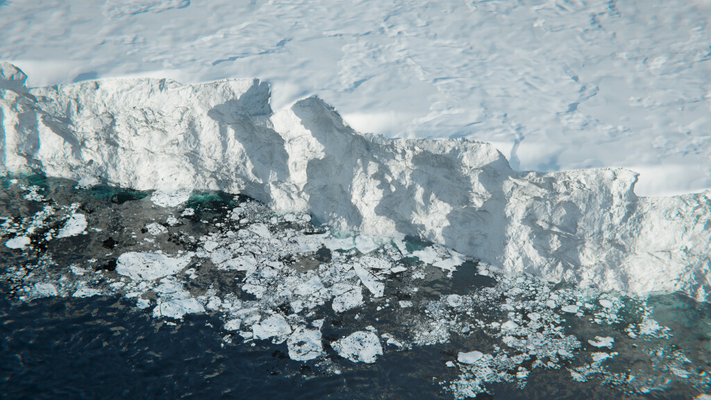 ArtStation - Antartica Ice Cliff