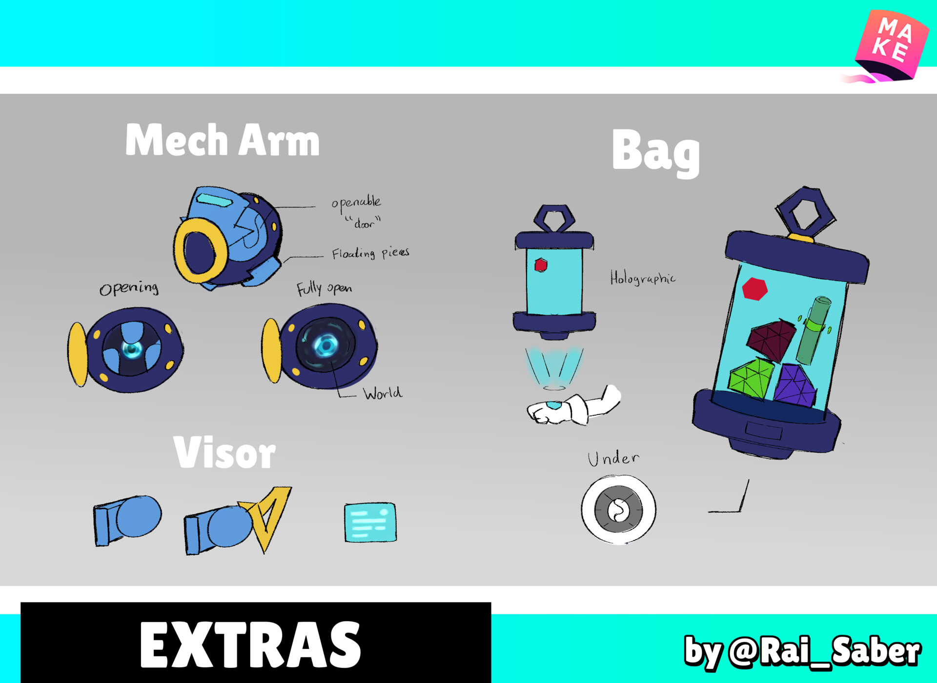 Rai~Saber - Dimension Walker Belle - Supercell Make entry