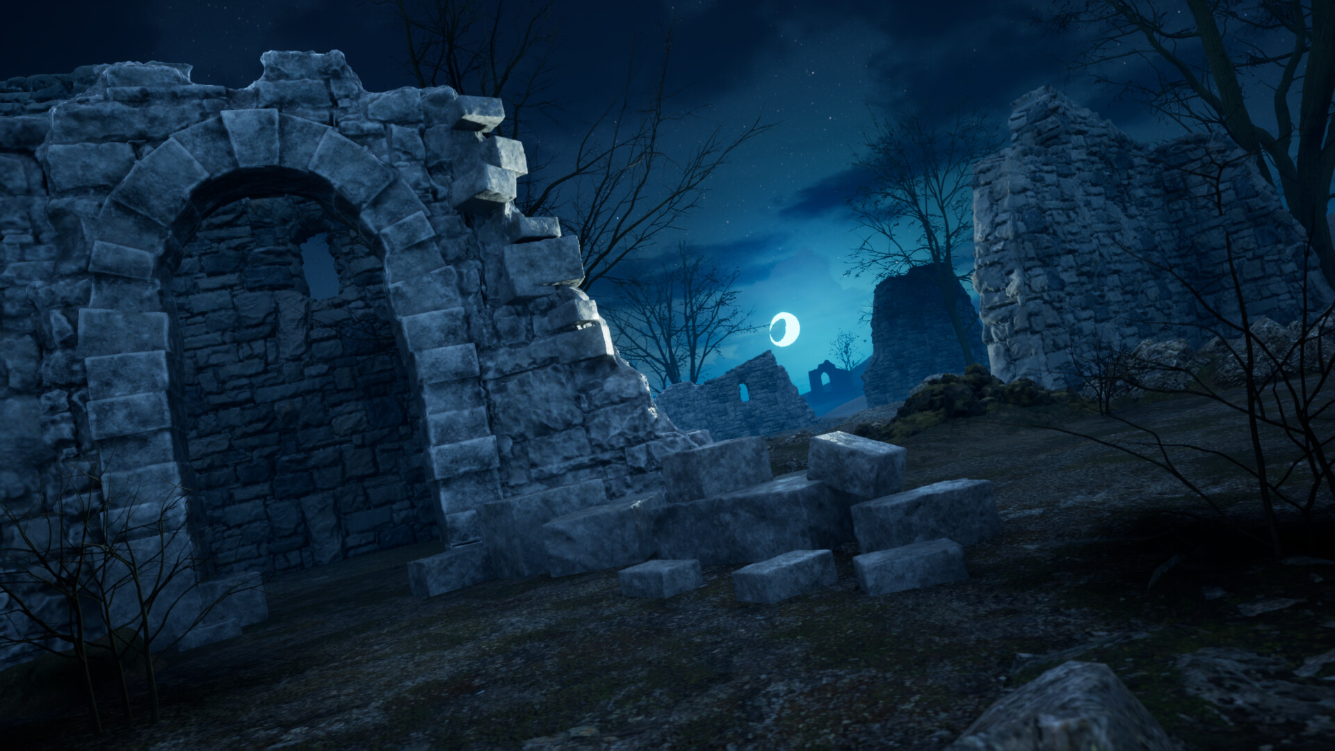 ArtStation - Dreamy Ruins - Alice: Asylum