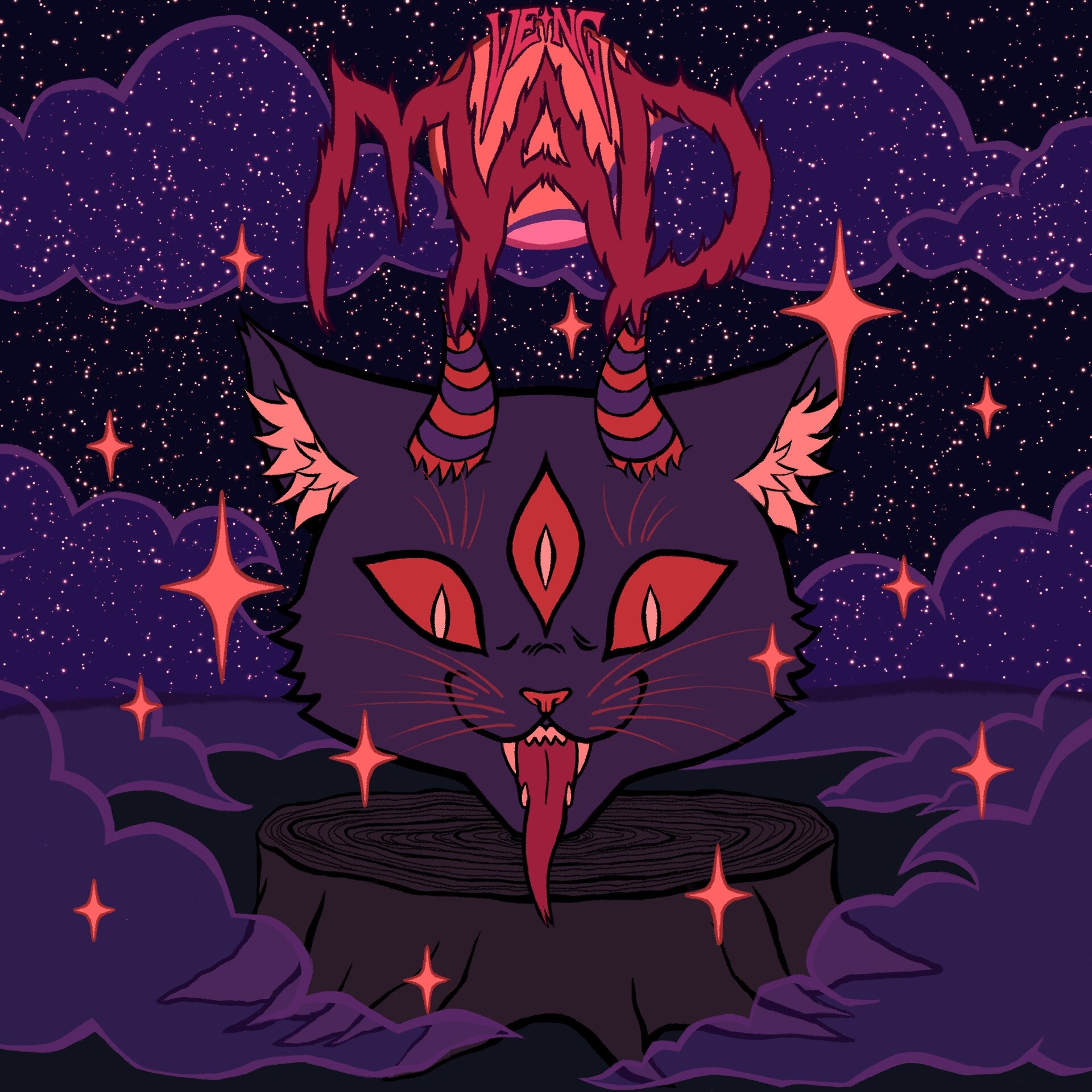 ArtStation - MAD album cover for VENG