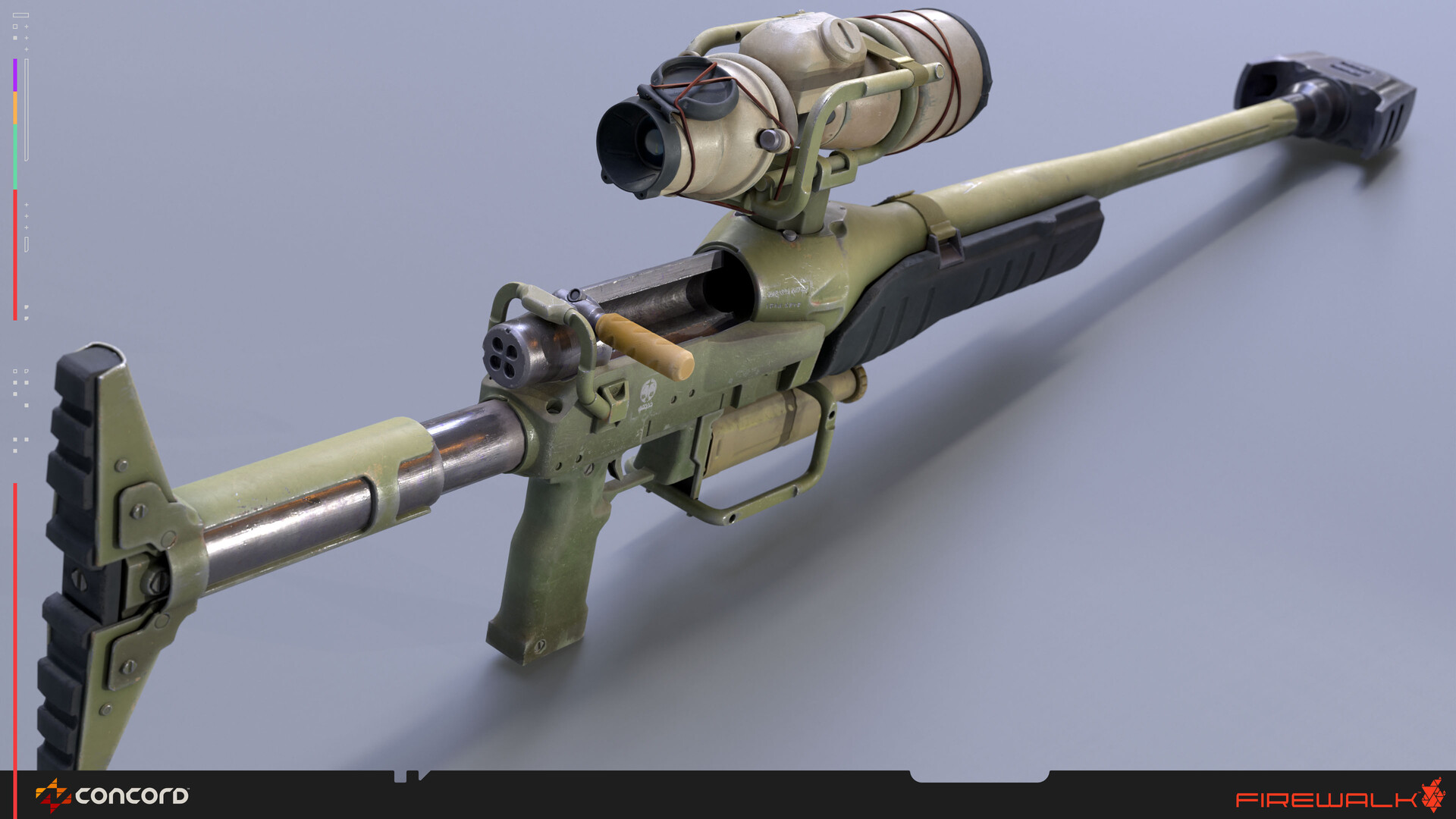 Charlie Deogracias | 3D Artist - Monarch "Long 52" Sniper Rifle
