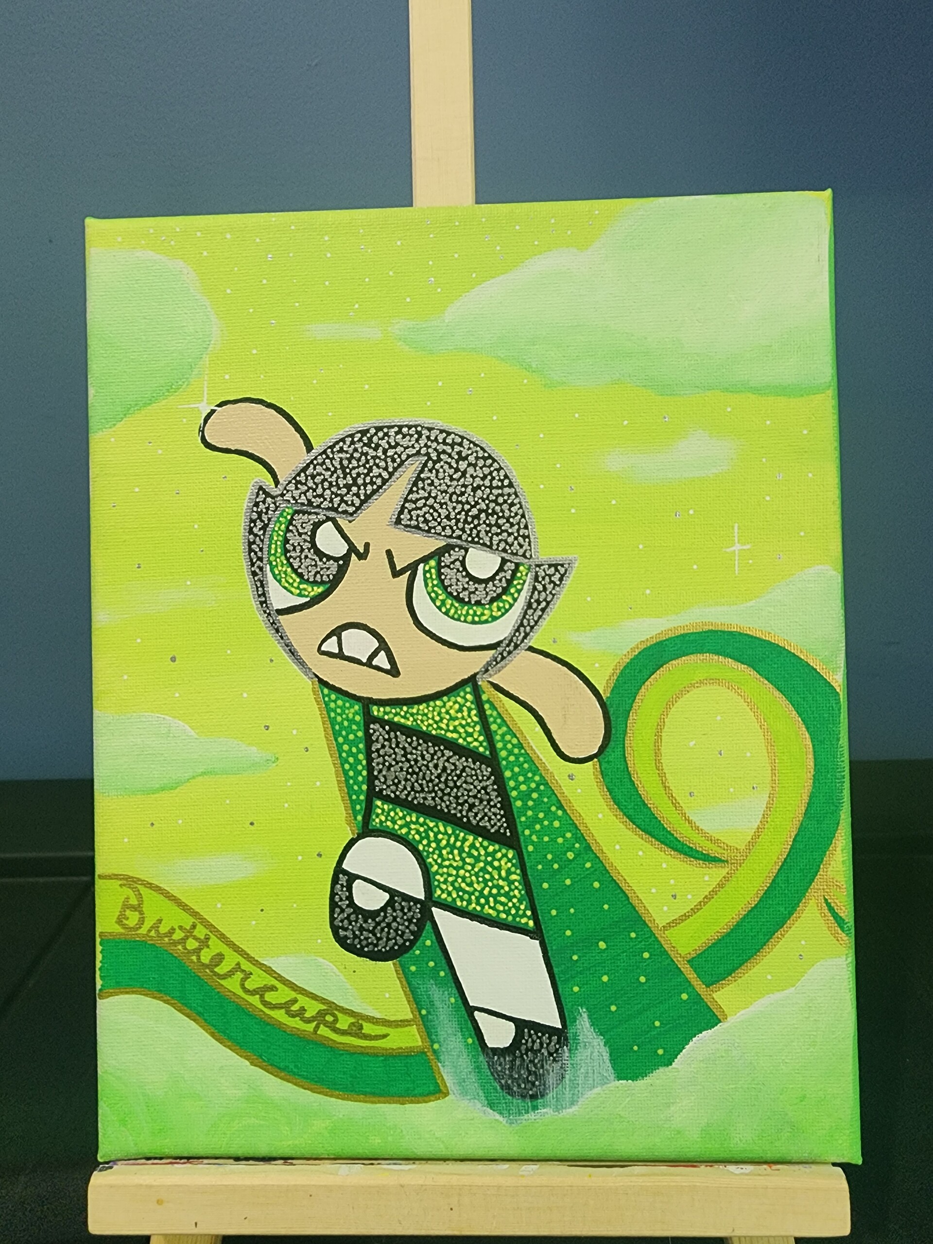 ArtStation - Buttercup PowerPuff Girls Acrylic