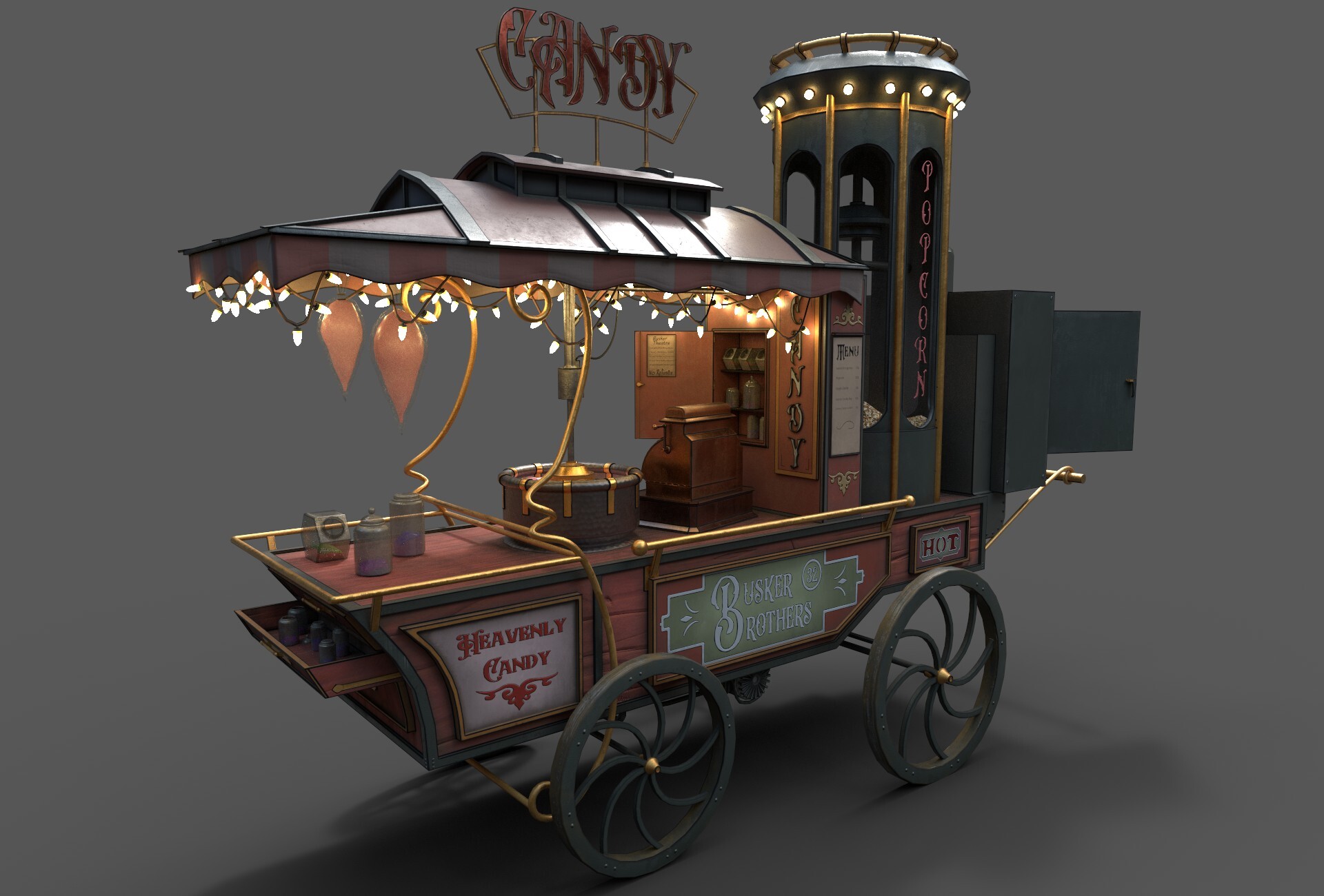 ArtStation - Candy Cart