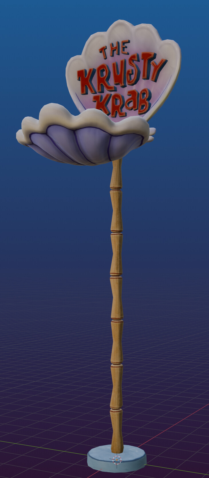 The Krusty Krab Sign