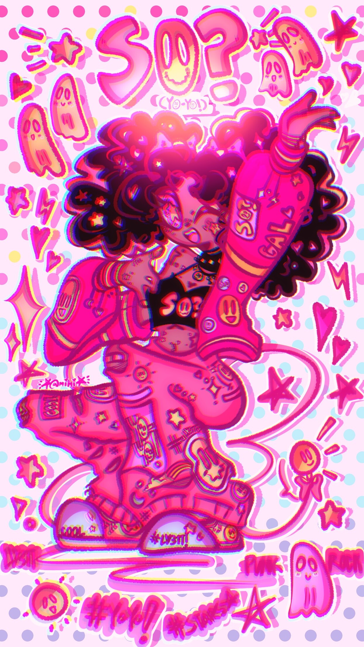 ArtStation - SO? (YO-YO!) 💗🌸💕🌈⭐️