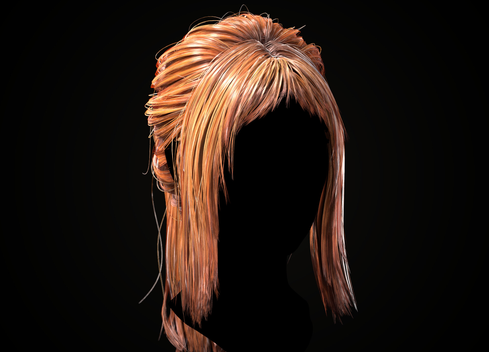 ArtStation - Realtime hairstyle